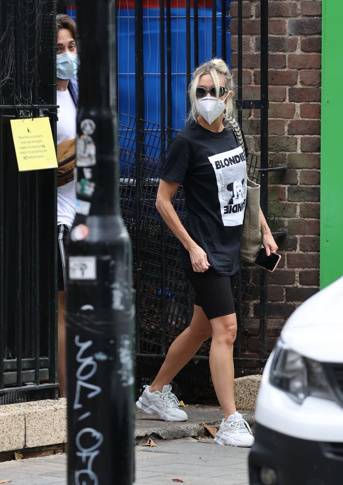 ASHLEY ROBERTS Wearing a Face Mask Out in London 07/24/2020 – HawtCelebs