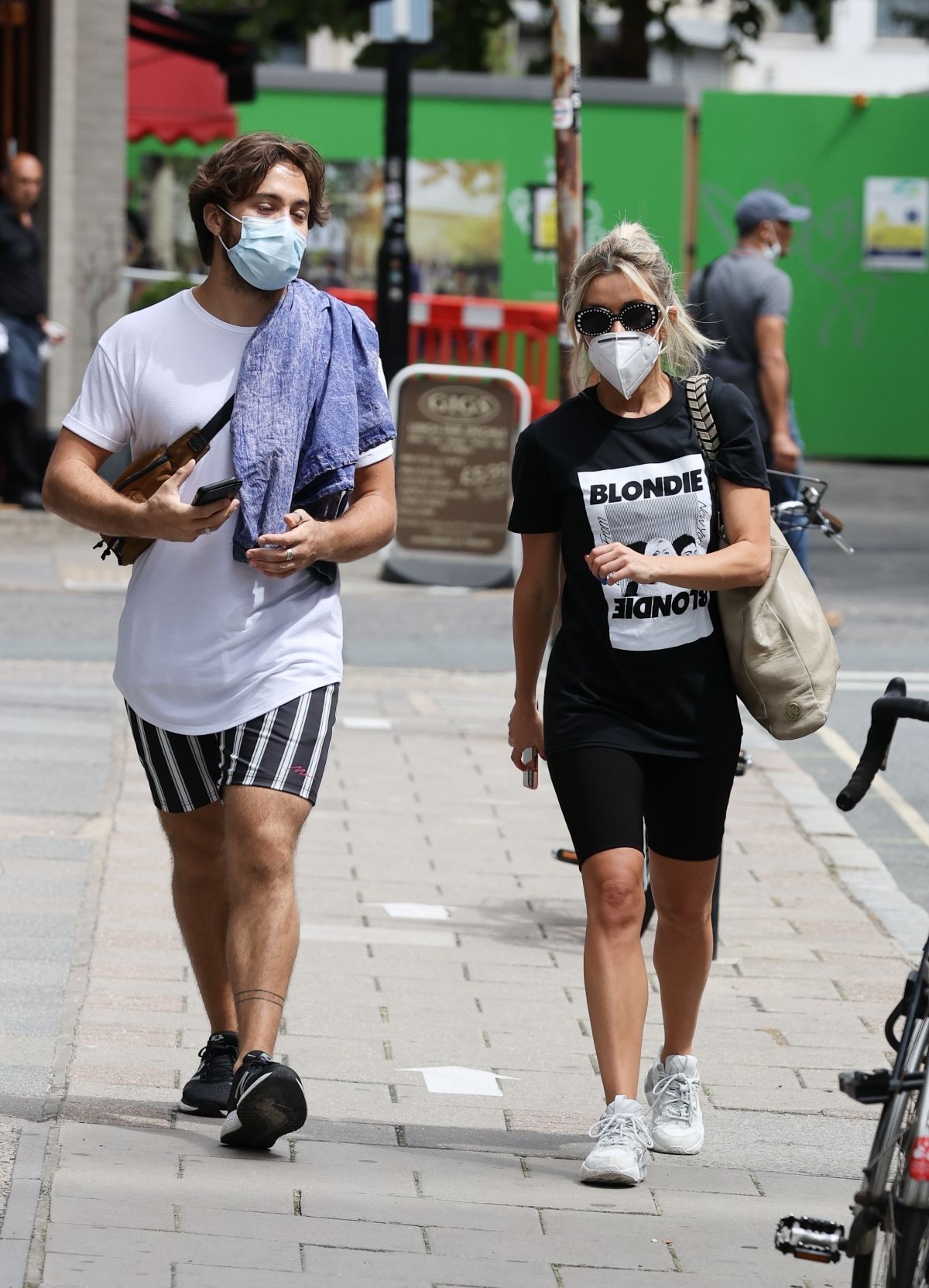 ASHLEY ROBERTS Wearing a Face Mask Out in London 07/24/2020 – HawtCelebs