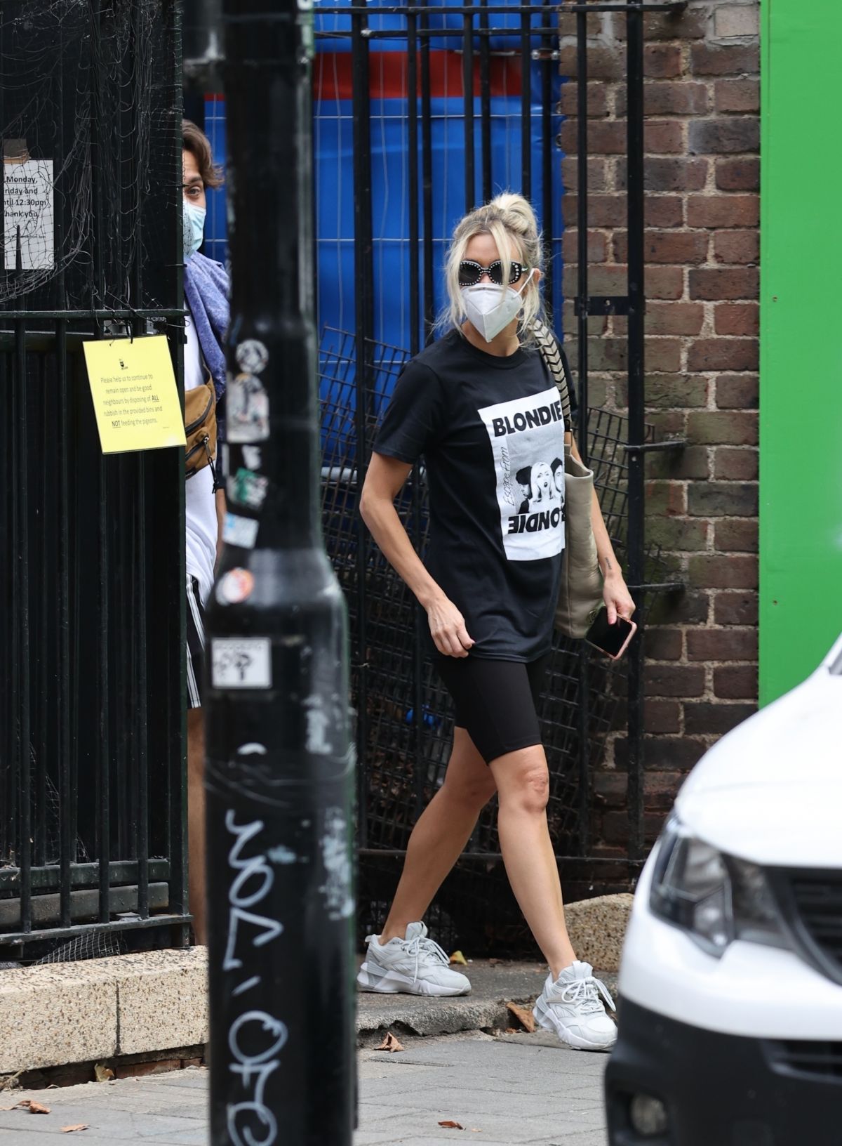 ASHLEY ROBERTS Wearing a Face Mask Out in London 07/24/2020 – HawtCelebs
