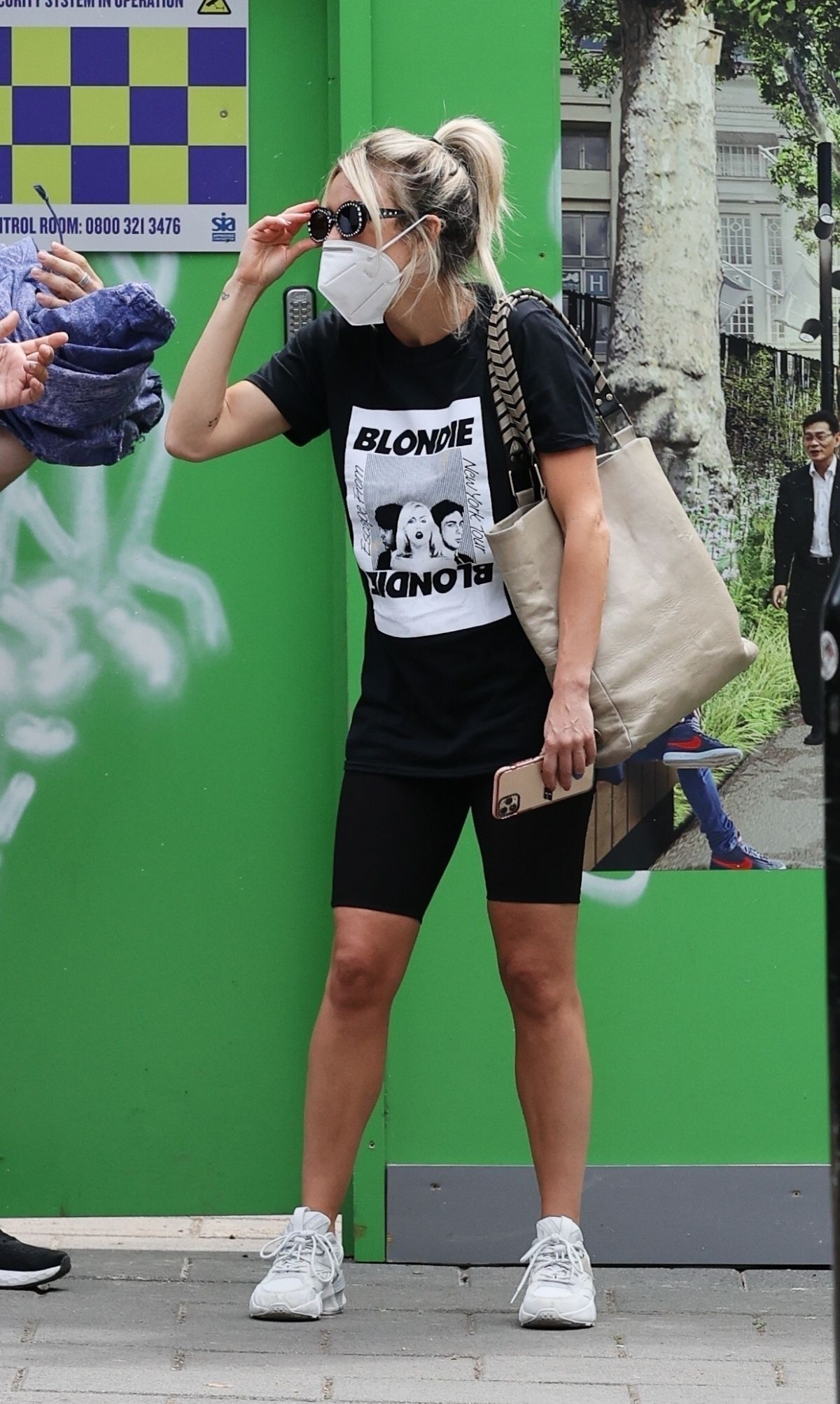 ASHLEY ROBERTS Wearing a Face Mask Out in London 07/24/2020 – HawtCelebs