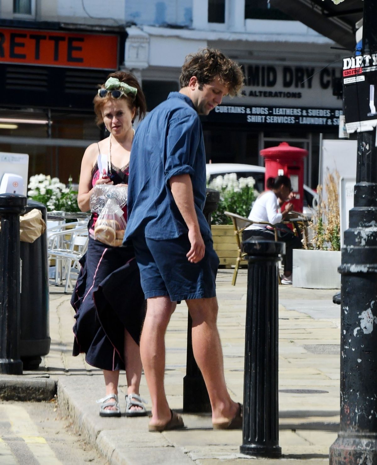 HELENA BONHAM CARTER and Rye Dag Holmboe Out in London 07/23/2020 ...