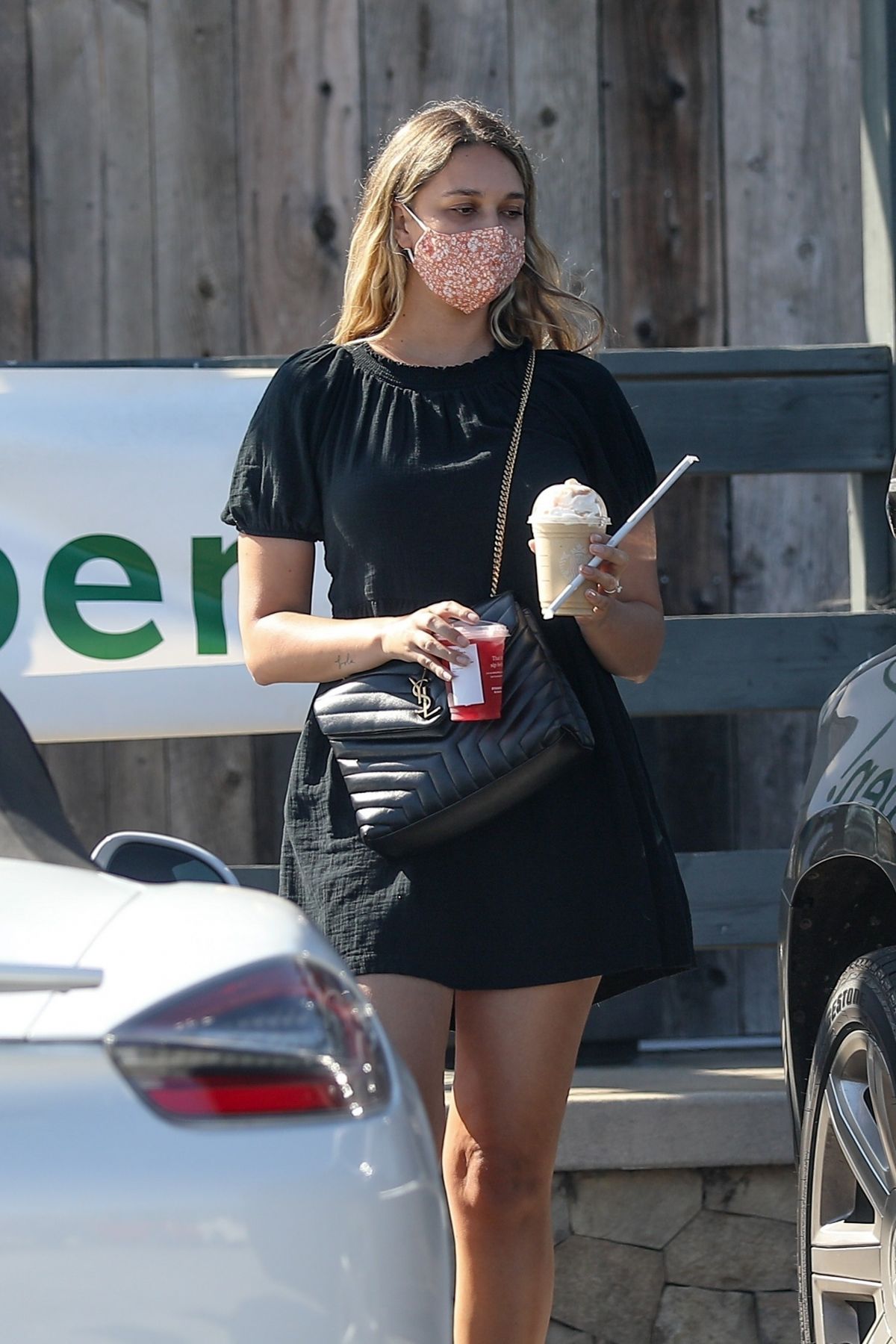 APRIL LOVE GEARY at Starbucks in Los Angeles 08/07/2020 – HawtCelebs