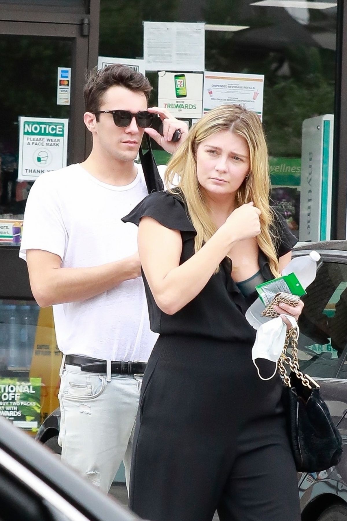 MISCHA BARTON and Gian Marco Flamini Out Kissing in Los Angeles 09/08 ...