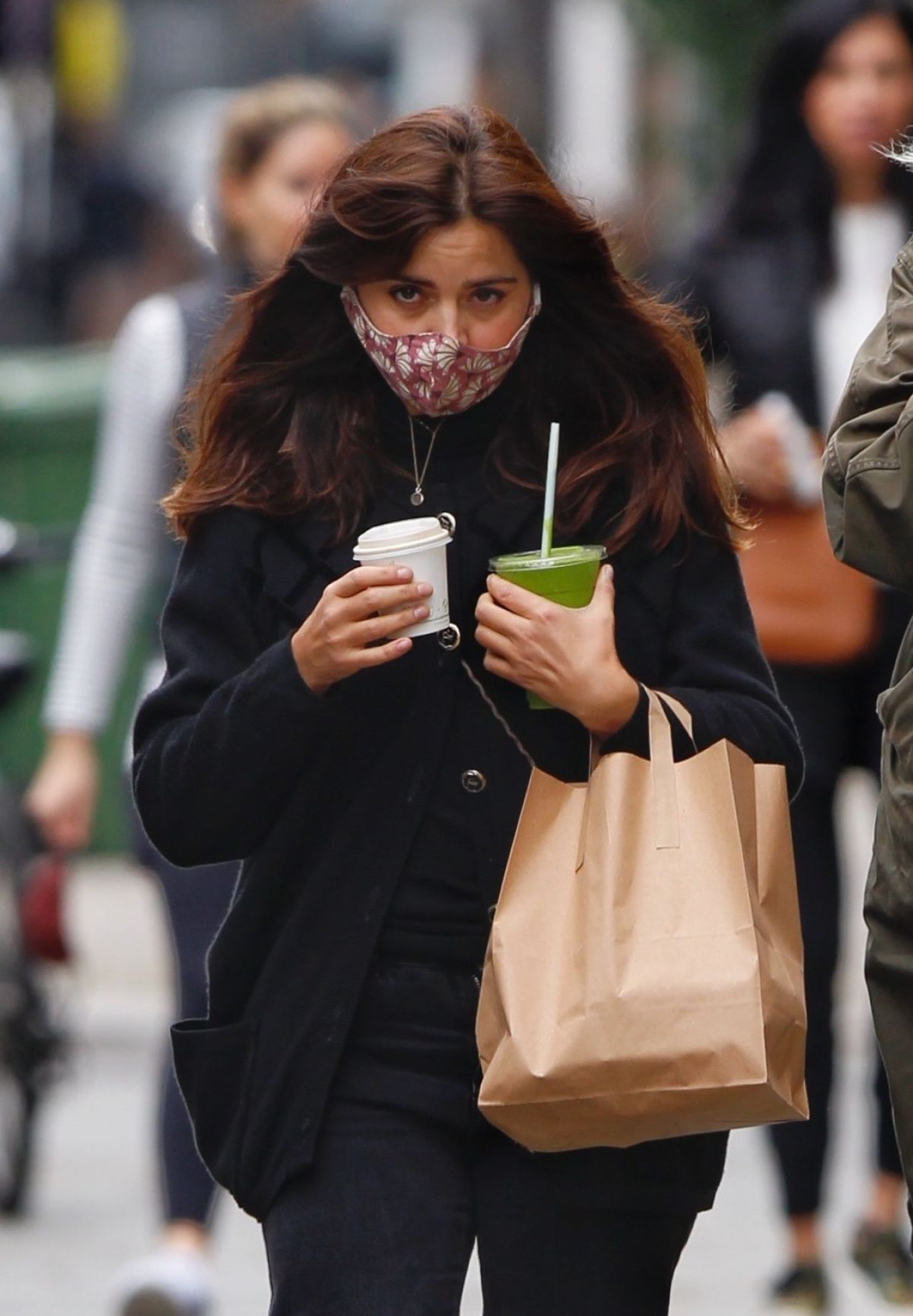 JENNA LOUISE COLEMAN Wearing a Mask Out in Notting Hill 10/13/2020 ...