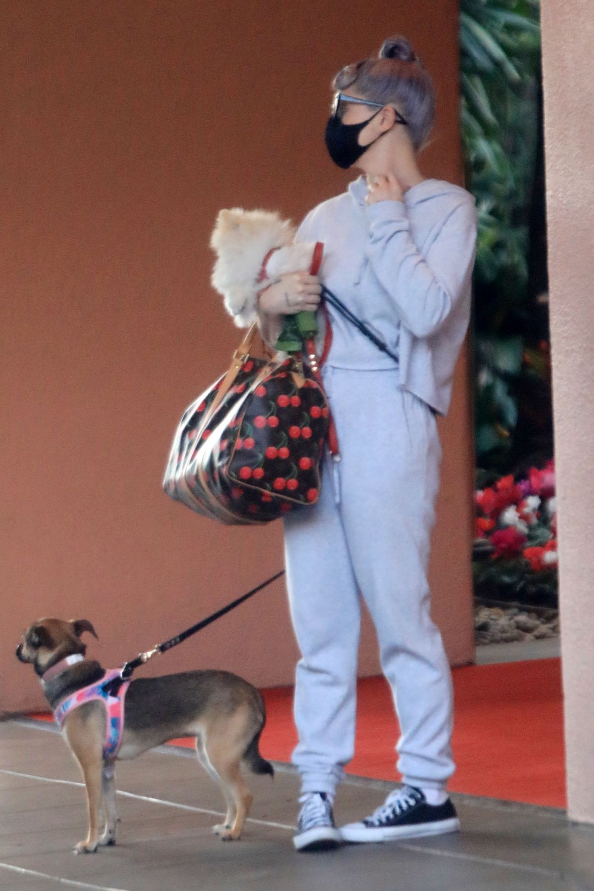 KELLY OSBOURNE Out with Her Dogs in Beverly Hills 10/26/2020 – HawtCelebs