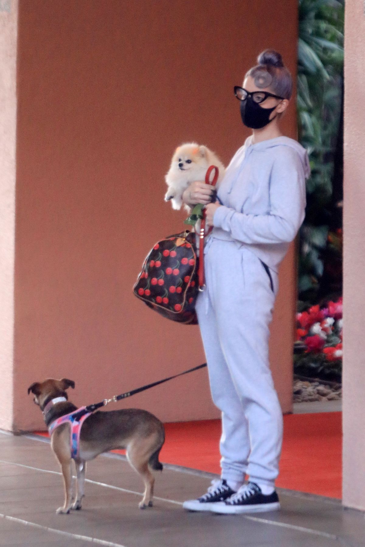 KELLY OSBOURNE Out with Her Dogs in Beverly Hills 10/26/2020 – HawtCelebs