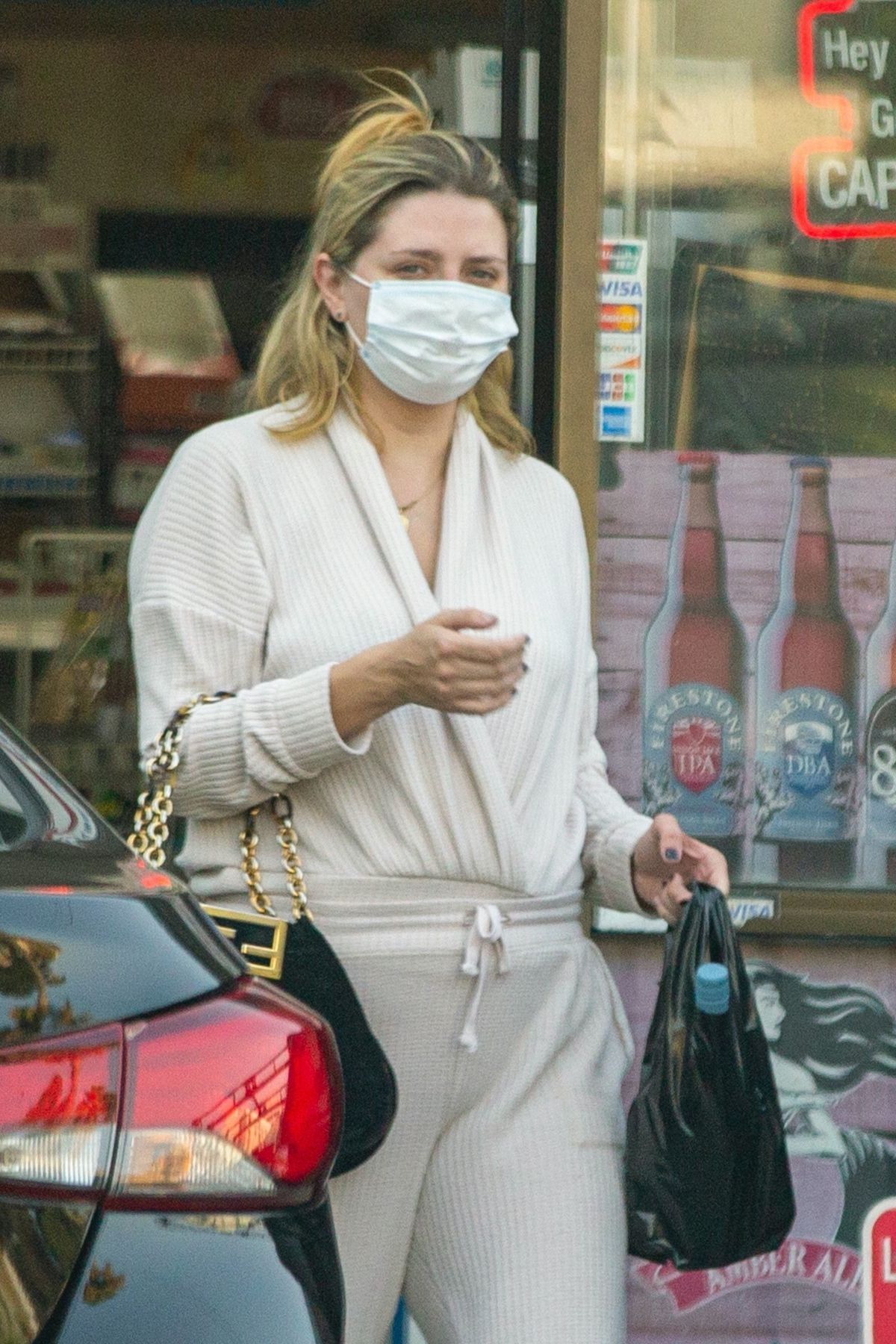 MISCHA BARTON Out and About in Los Angeles 09/30/2020 – HawtCelebs