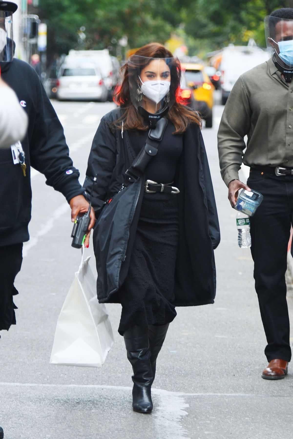 VANESSA HUDGENS on the Set of Tick, Tick… Boom! in New York 10/21/2020 ...