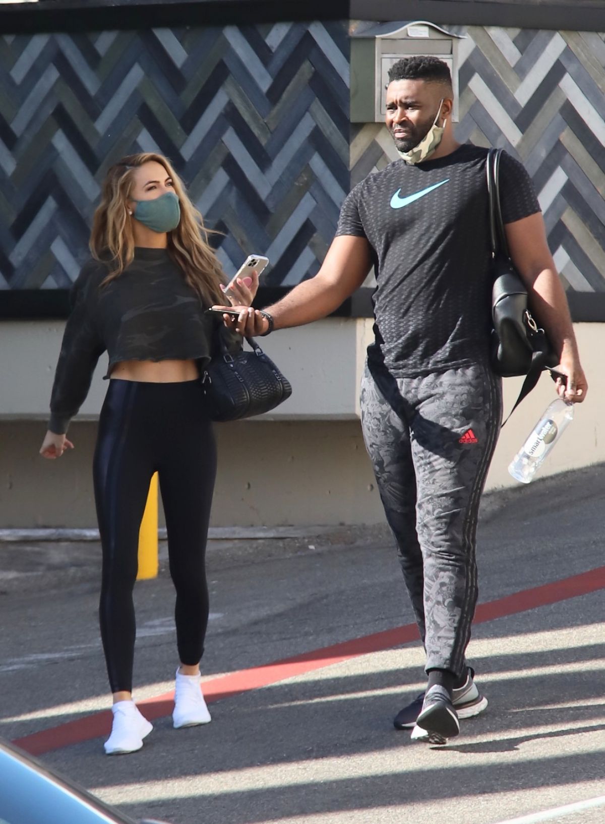CHRISHELL STAUSE and Keo Motsepe Leaves a Gym in Beverly Hills 12/02 ...