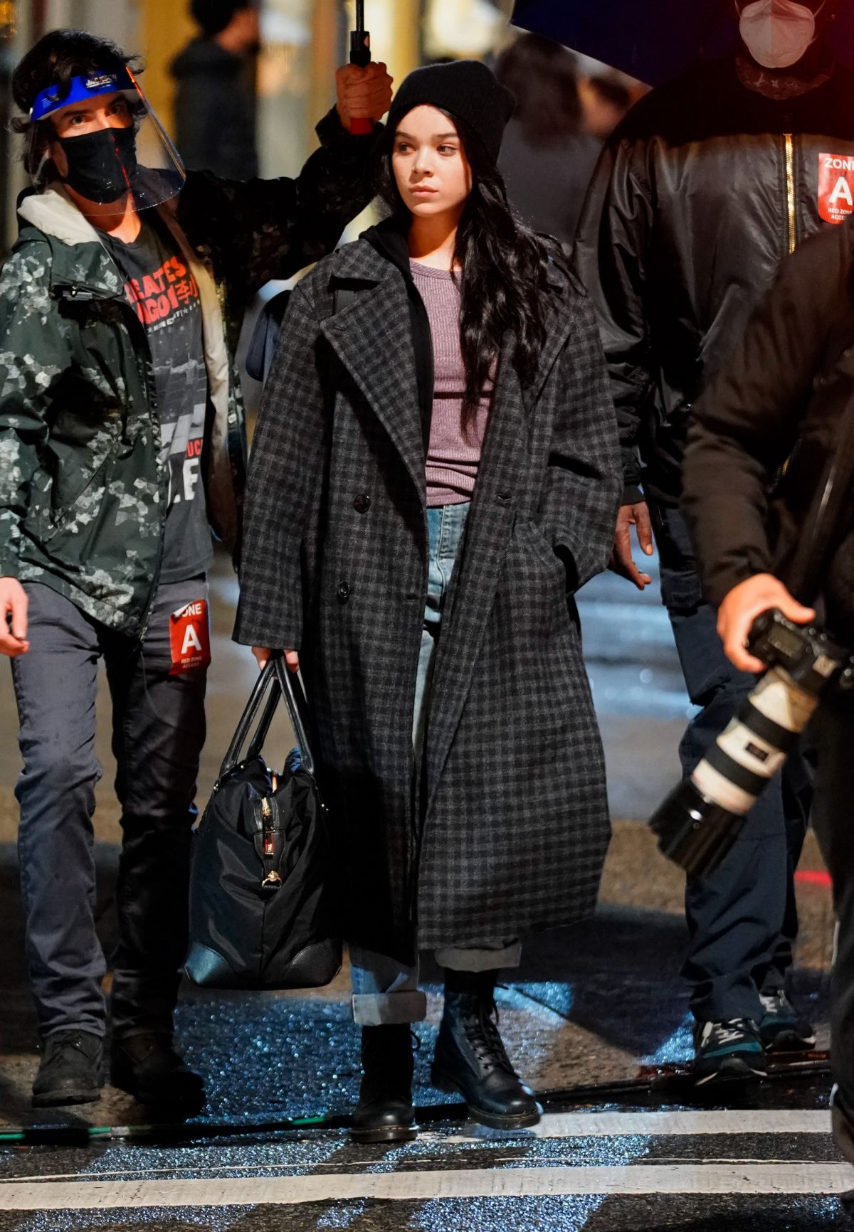 HAILEE STEINFELD on the Set of Hawkeye in New York 12/04/2020 – HawtCelebs