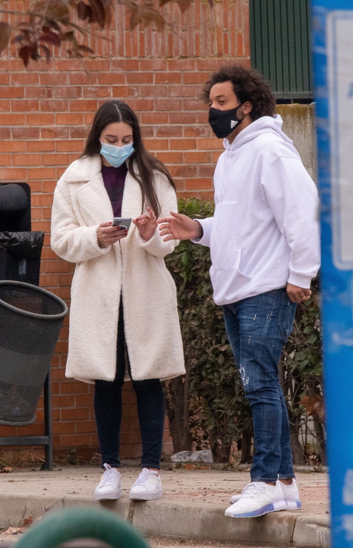 CLARISSE ALVES and Marcelo Vieira Out in Madrid 01/28/2021 – HawtCelebs