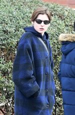 EMMA CORRIN Out with Her Dog in London 01/17/2021 – HawtCelebs