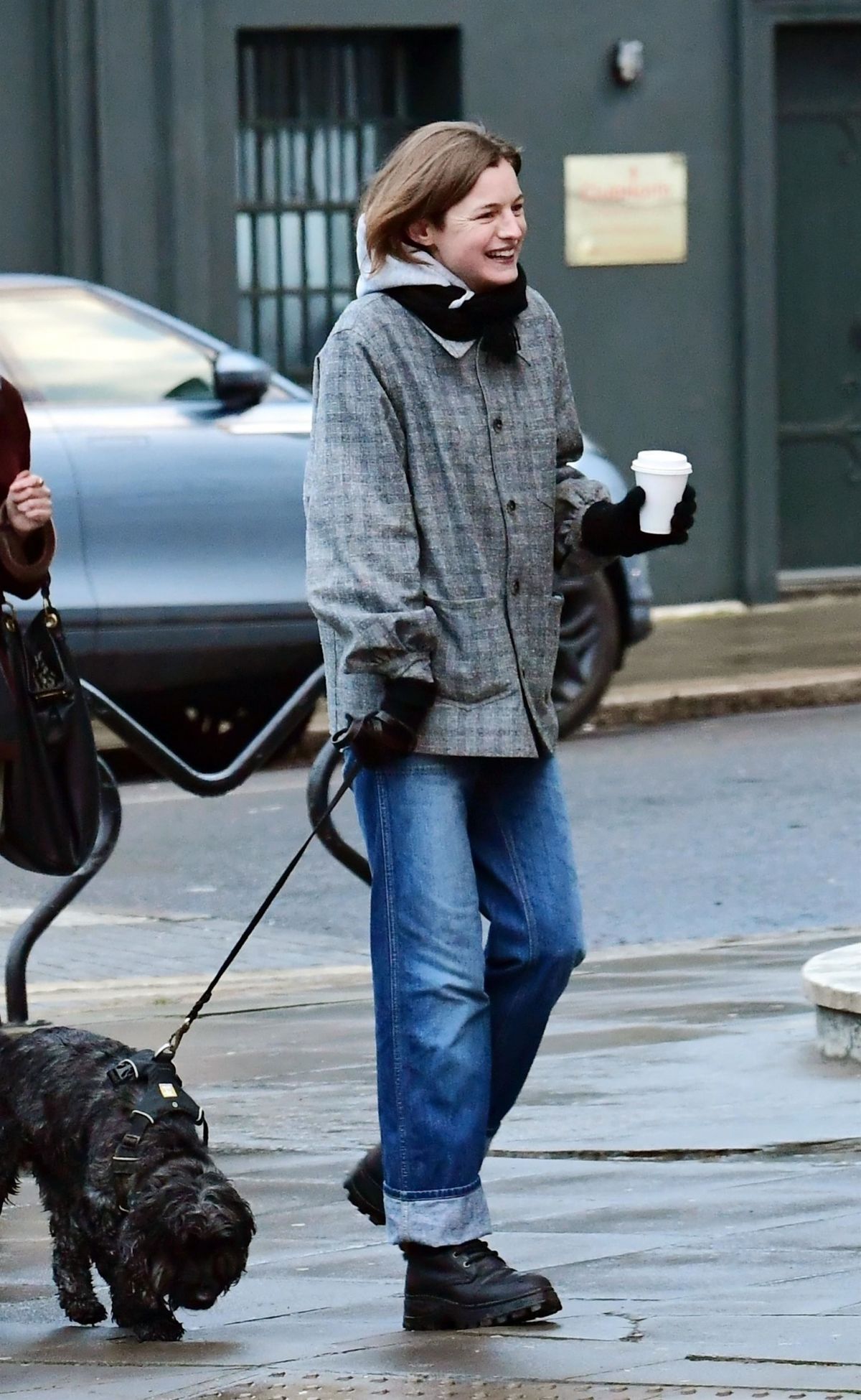 EMMA CORRIN Out with Her Dog in Primrose Hill 01/03/2021 – HawtCelebs