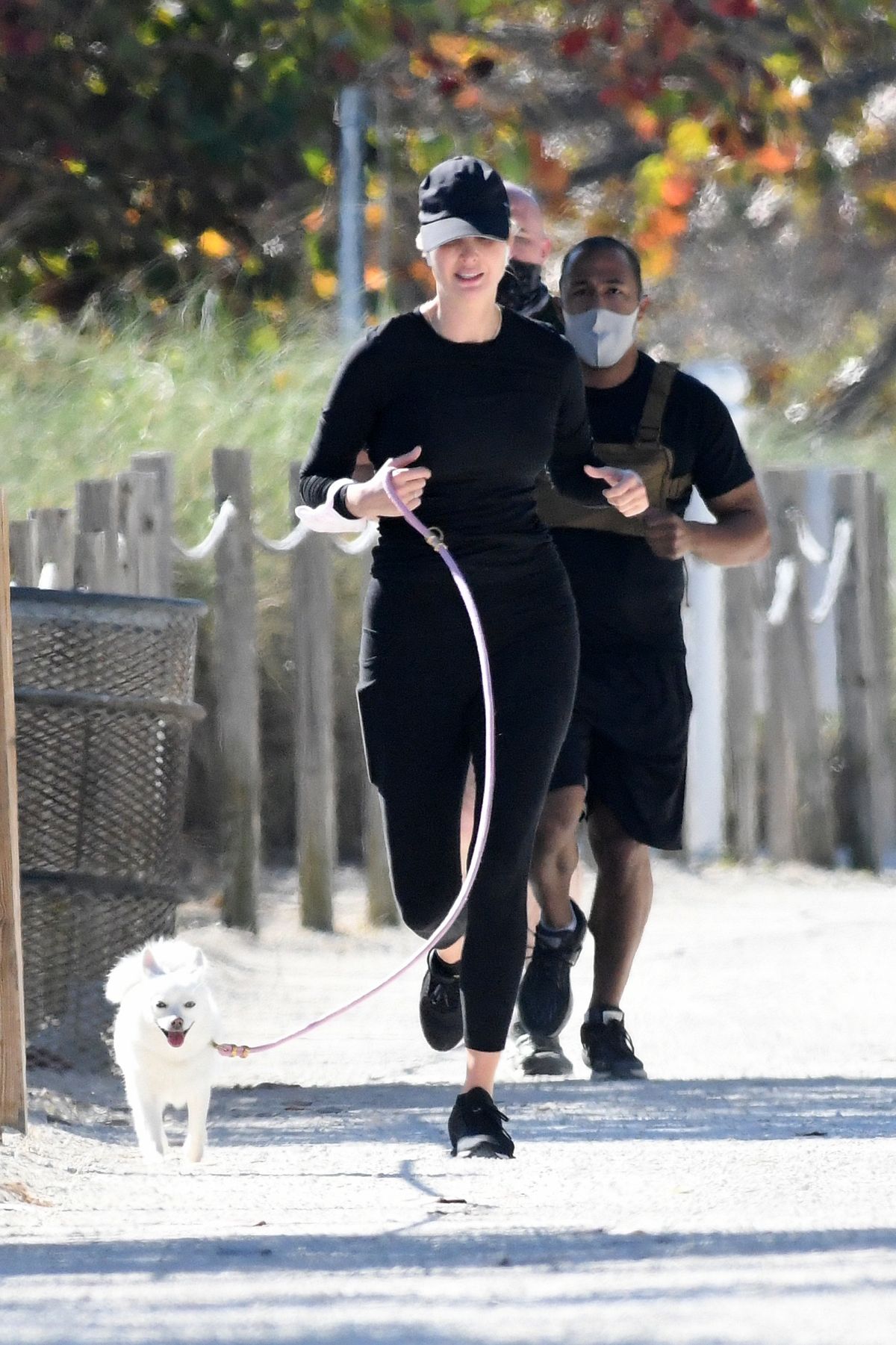 IVANKA TRUMP Out Joggiing with Her Dog in Miami 02/03/2021 – HawtCelebs