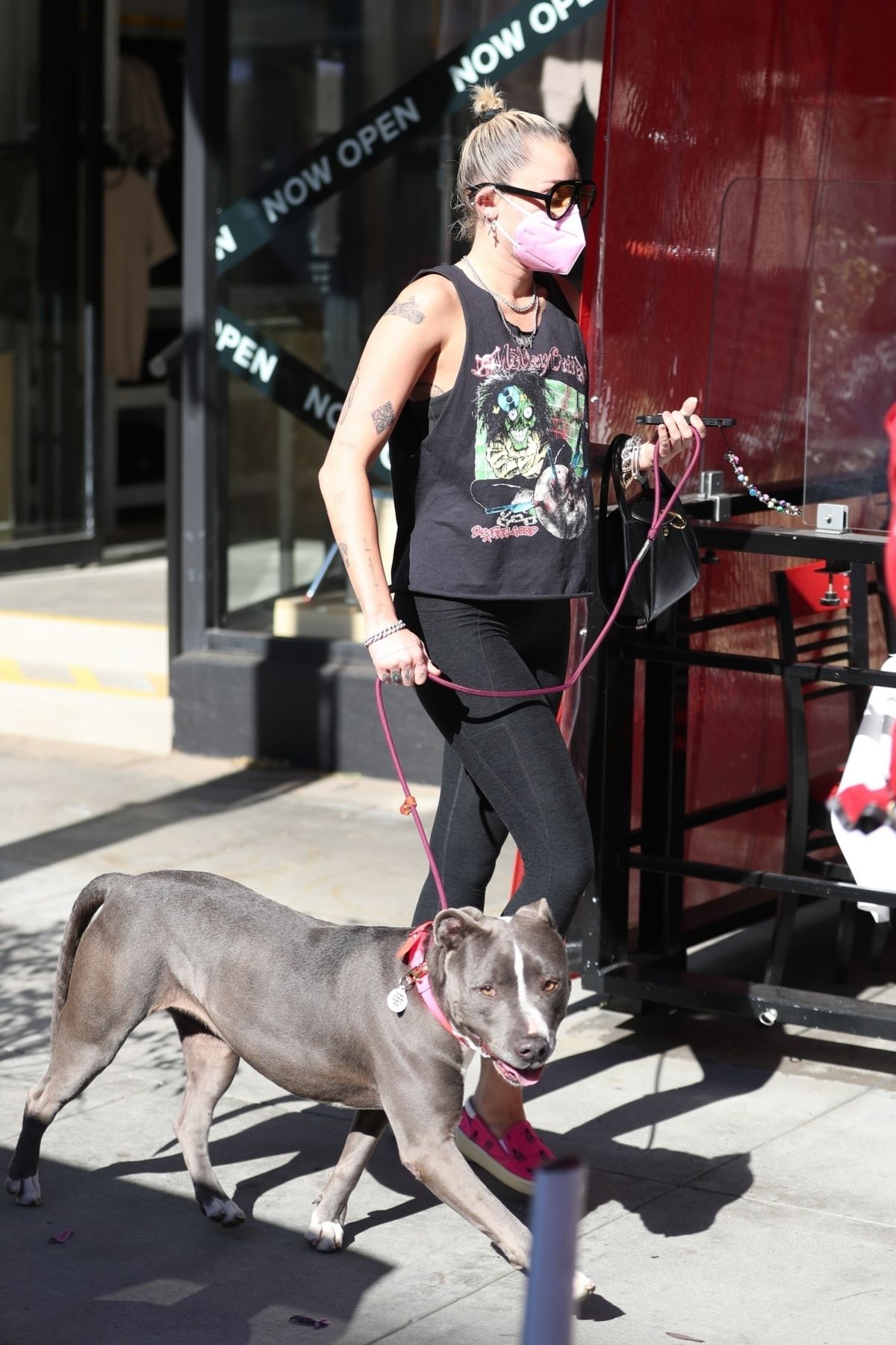 MILEY CYRUIS Out with her Dog in Beverly Hills 02/22/2021 – HawtCelebs