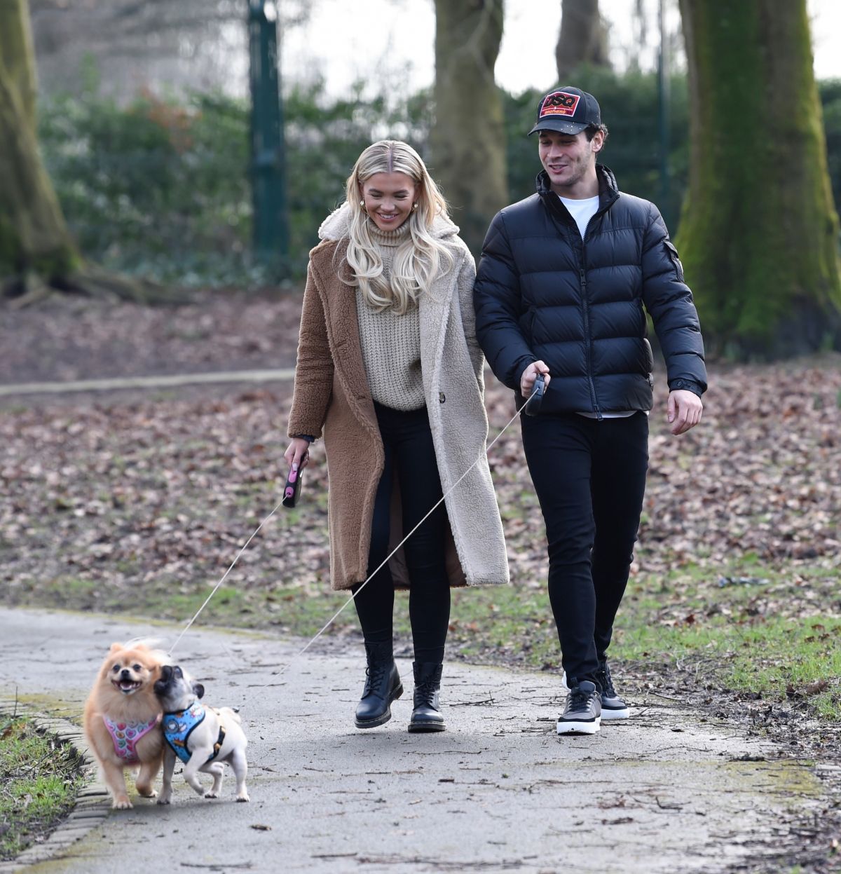 MOLLY SMITH and Callum Jones Out with Their Dogs in Manchester 02/06 ...