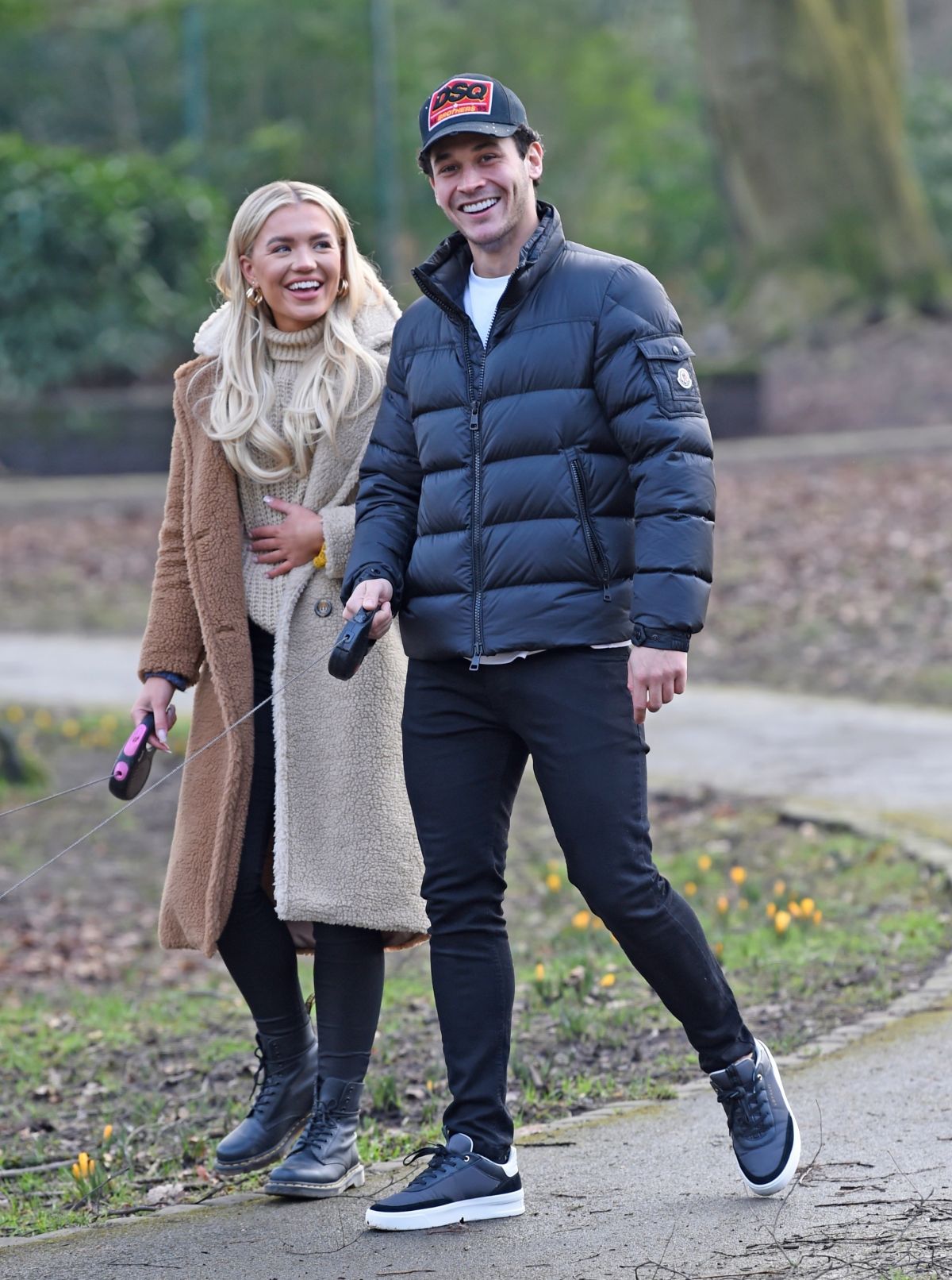 MOLLY SMITH and Callum Jones Out with Their Dogs in Manchester 02/06 ...