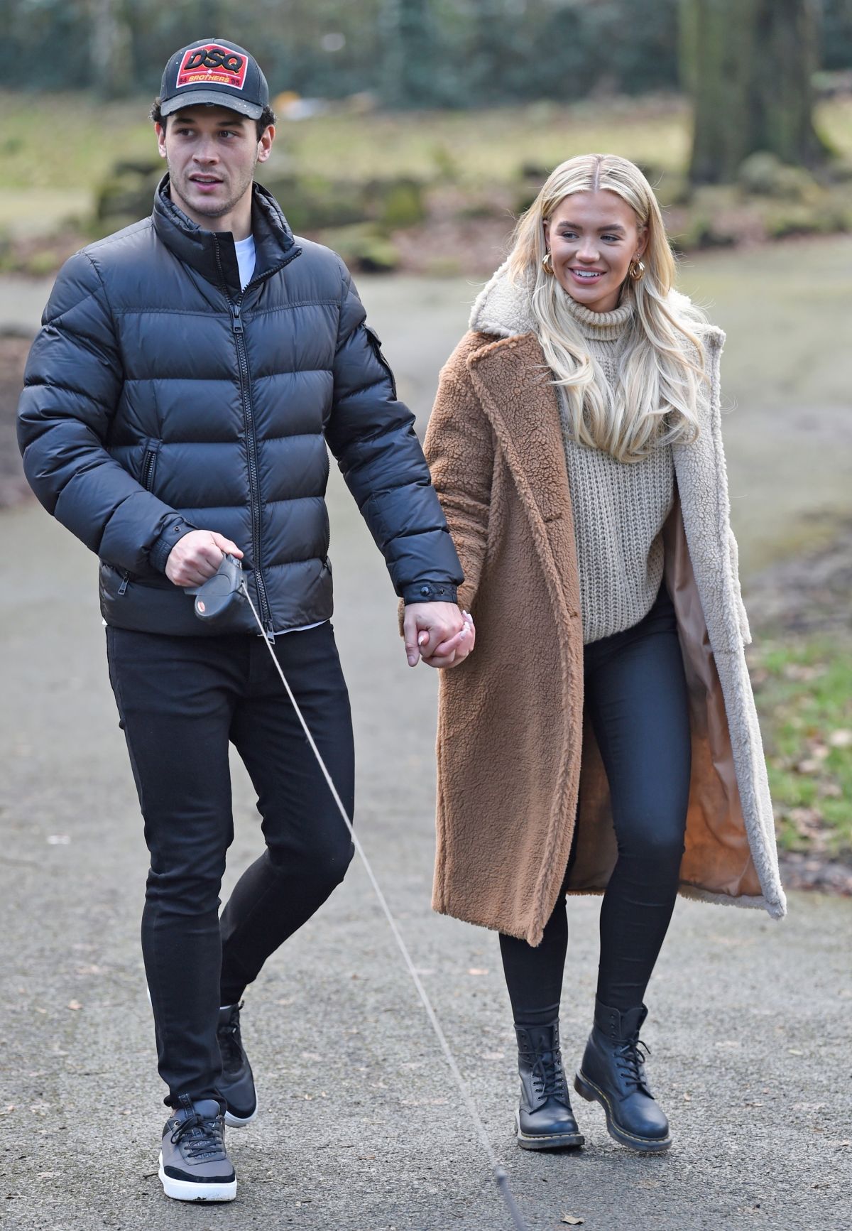 MOLLY SMITH and Callum Jones Out with Their Dogs in Manchester 02/06 ...