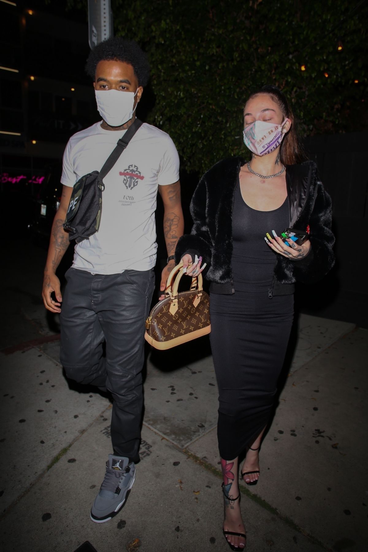DANIELLE BREGOLI Out for Dinner in Los Angeles 04/07/2021 – HawtCelebs
