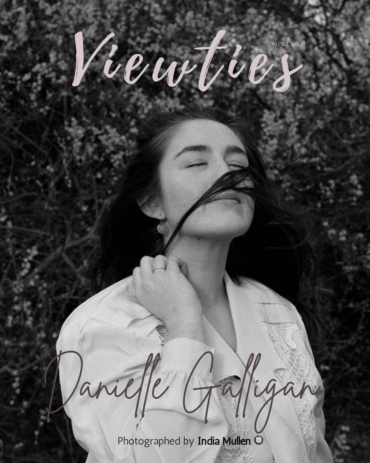 DANIELLE GALLIGAN in View Ties Magazine, April 2021 – HawtCelebs