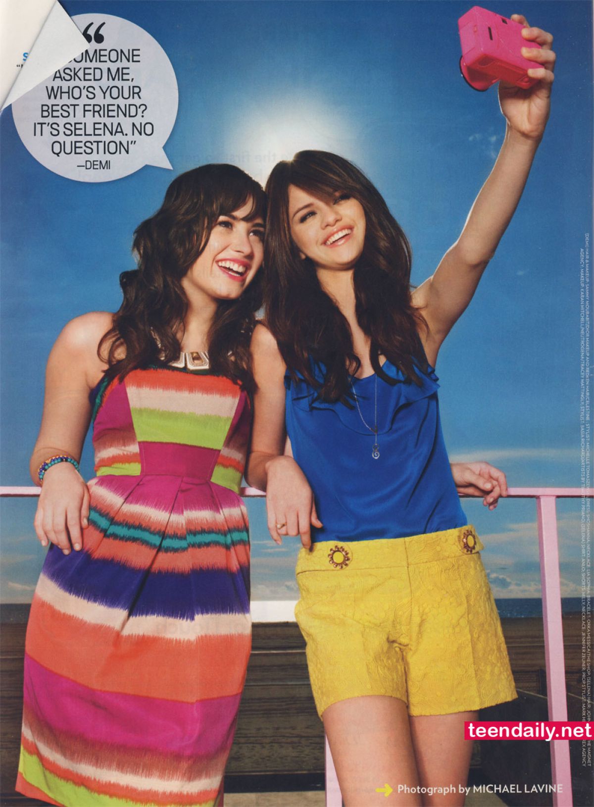 DEMI LOVATO and SELENA GOMEZ in People Magazine, Special Issue July ...