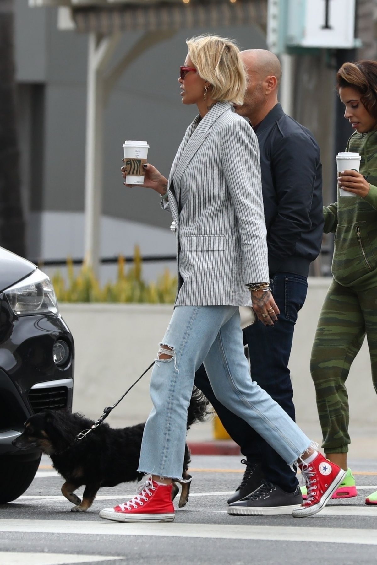 TINA LOUISE and Brett Oppenheim Out for Coffee in Los Angeles 04/21 ...