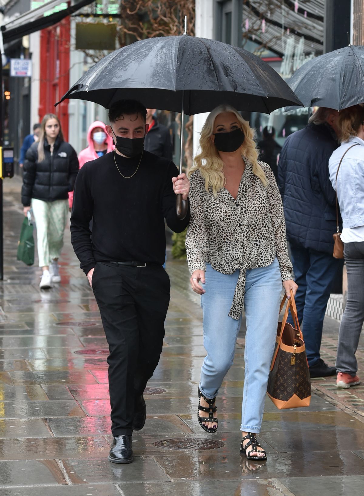 DENISE VAN OUTEN at Paul Edmonds Hair Salon in Knightsbridge 05/28/2021 ...