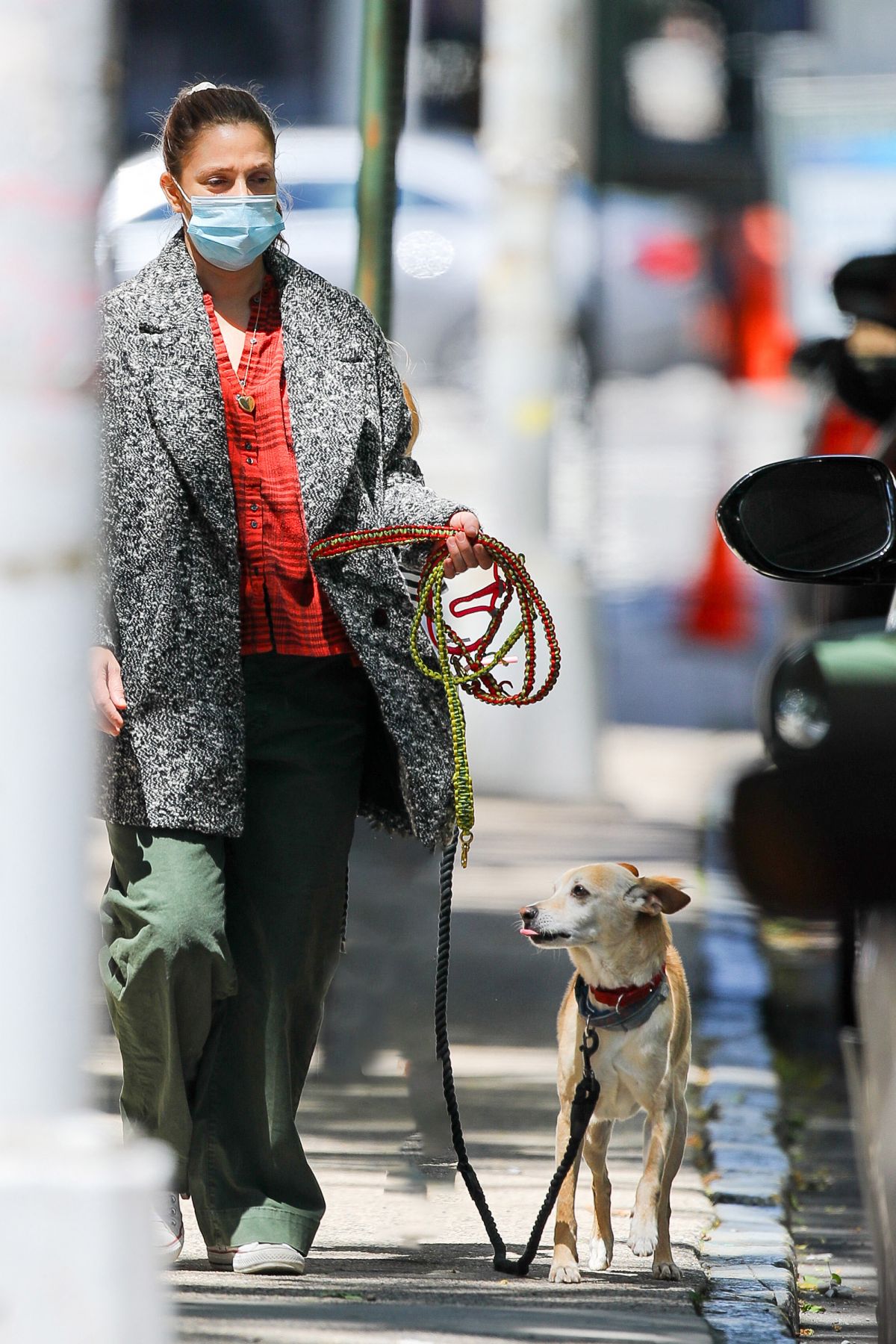 DREW BARRYMORE Out with Her Dog in New York 05/17/2021 – HawtCelebs