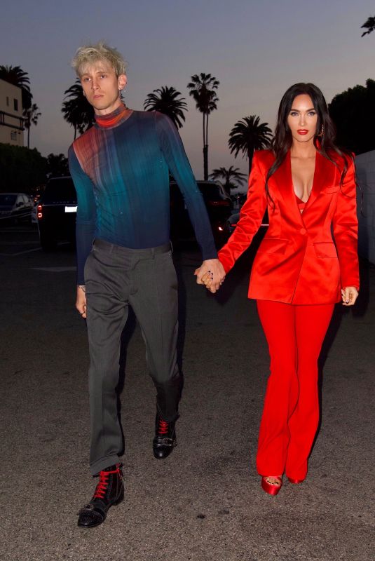 MEGAN FOX and Machine Gun Kelly Night Out in Santa Monica 05/16/2021 ...