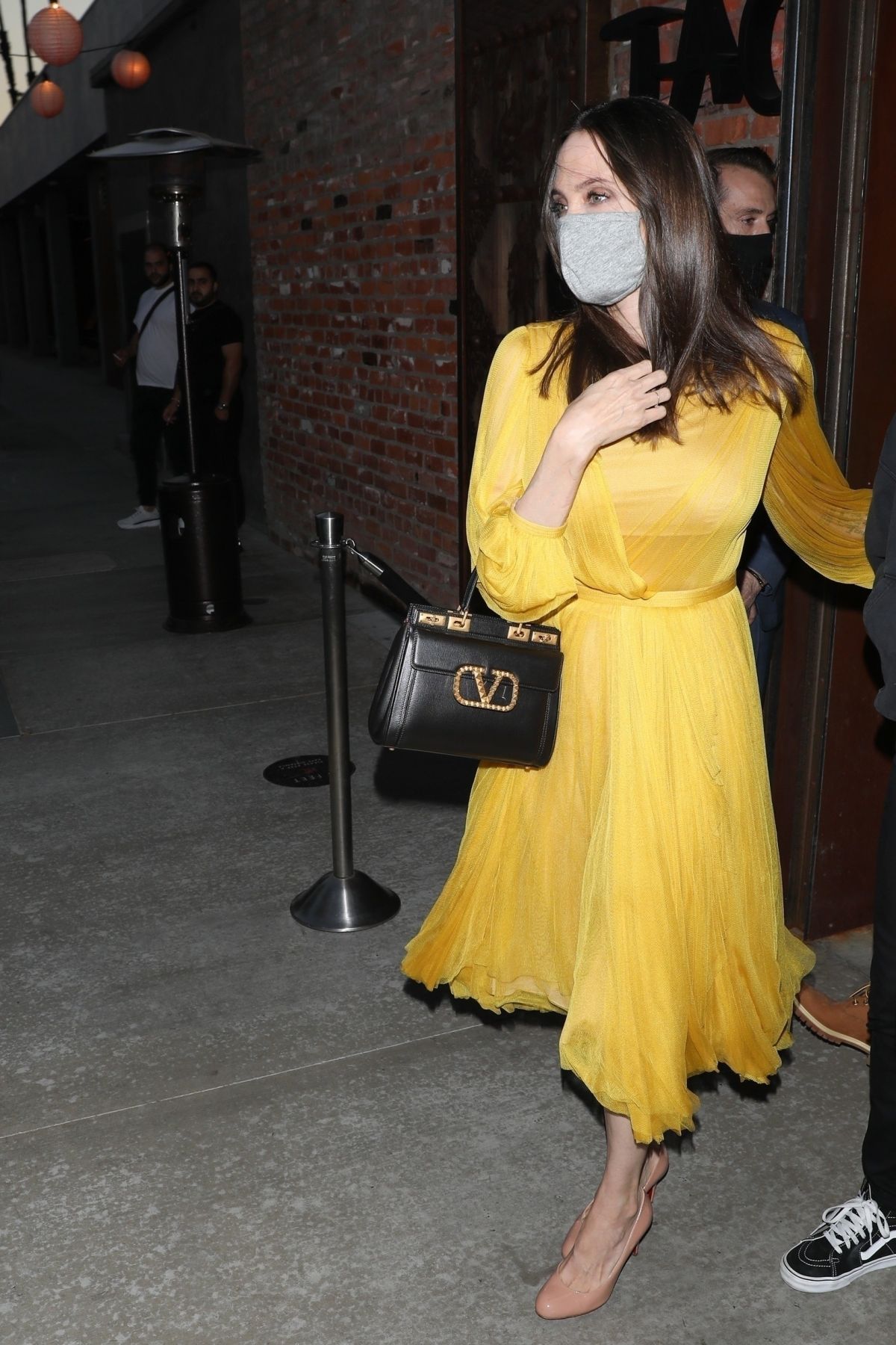 ANGELINA JOLIE at Tao Reastaurant on Her 46th Birthday in Los Angeles ...