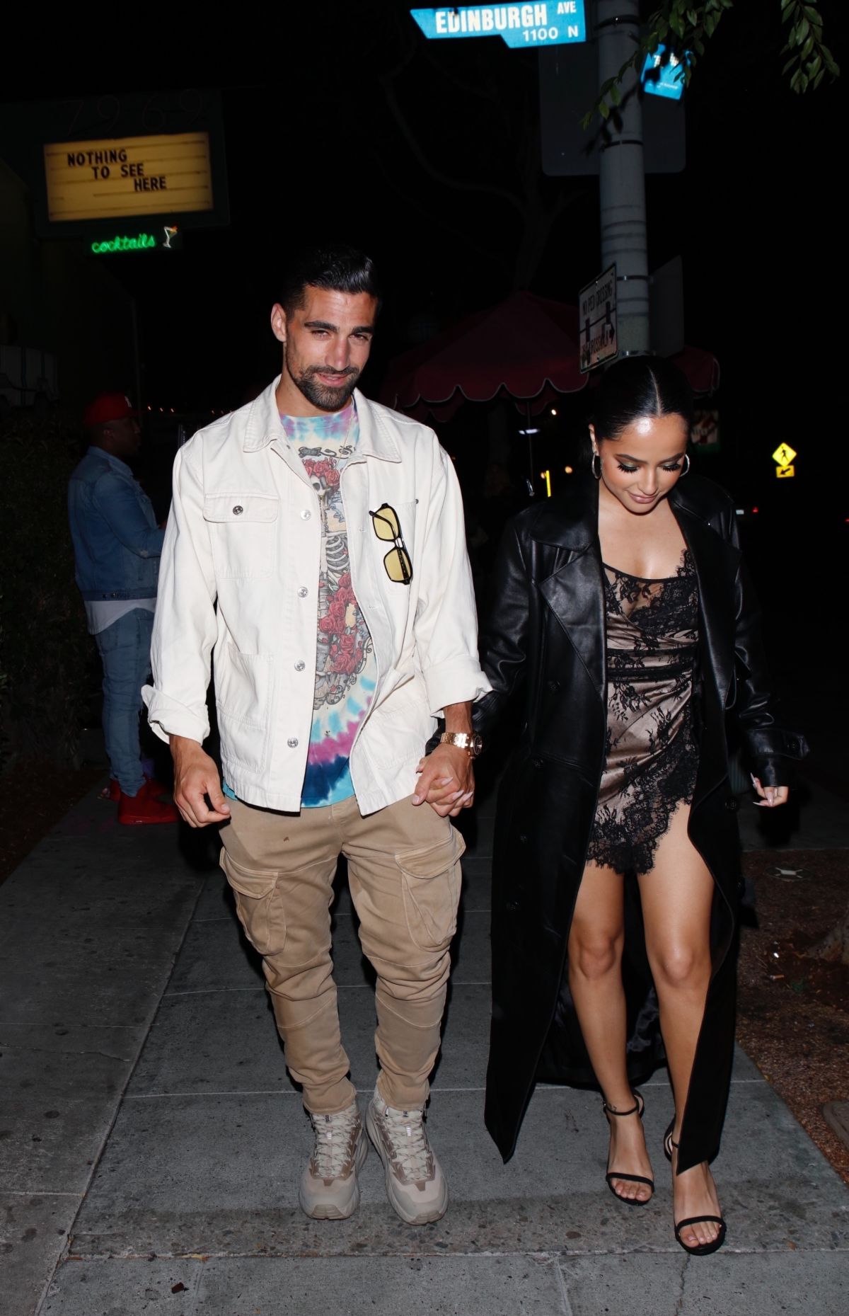 BECKY G and Sebastian Lletget at Delilah in West Hollywood 06/12/2021 ...