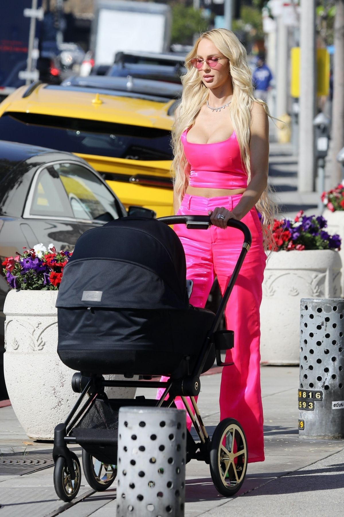 CHRISTINE QUINN on the Set of Selling Sunset in West Hollywood 06/03 ...