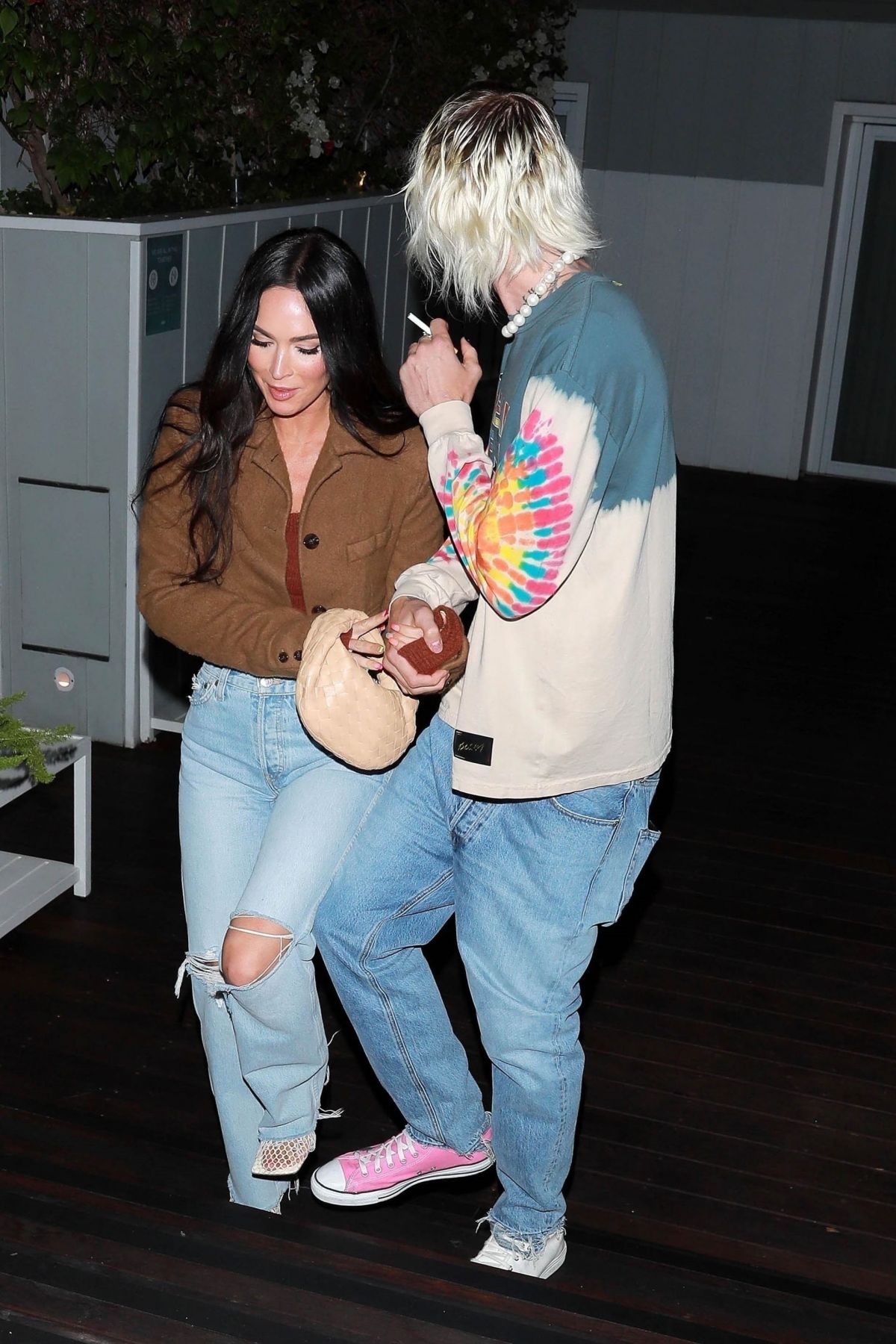 MEGAN FOX and Machine Gun Kelly at Galore x Prettylittlething the Youth ...