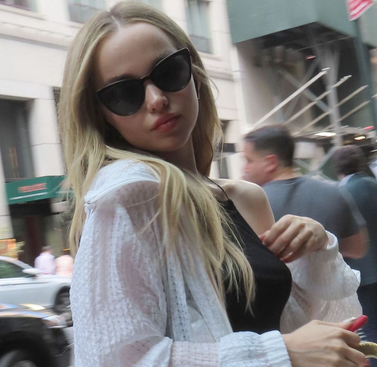 DOVE CAMERON Out at Fifth Avenue in New York 07/16/2021 – HawtCelebs