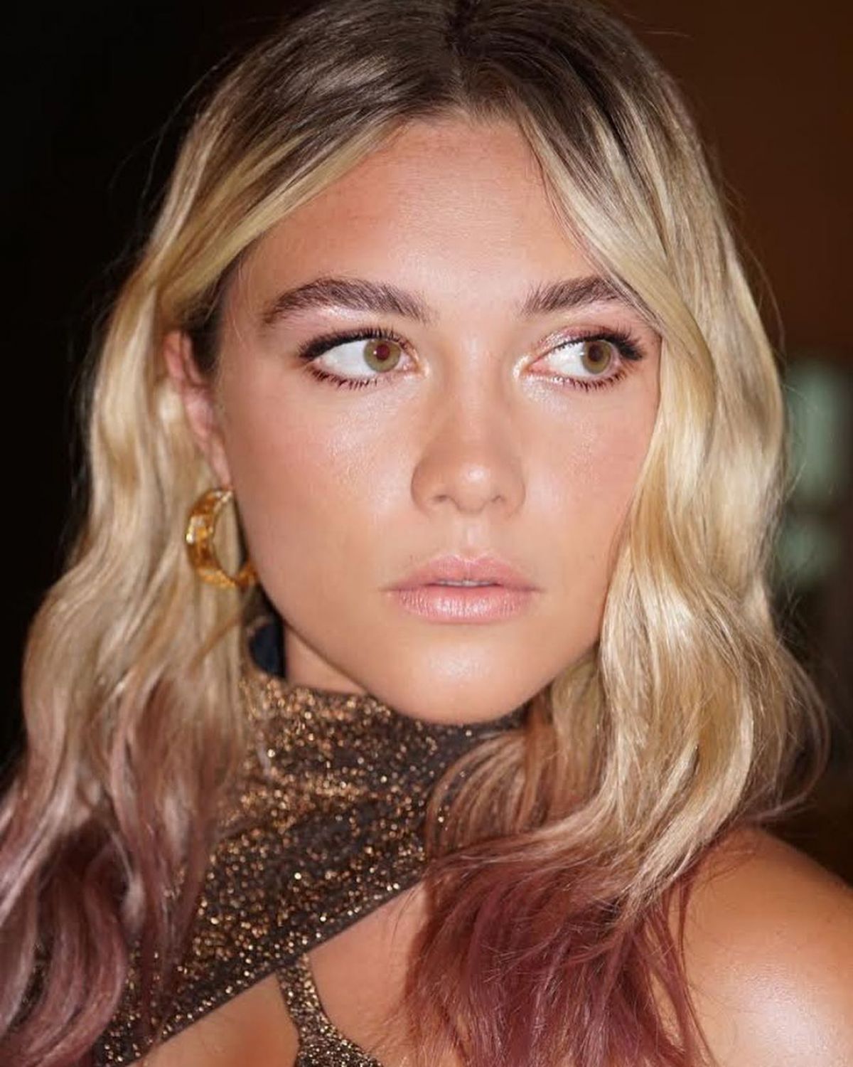FLORENCE PUGH in the Backstage of Seth Meyer Show by Rebecca Corbin ...