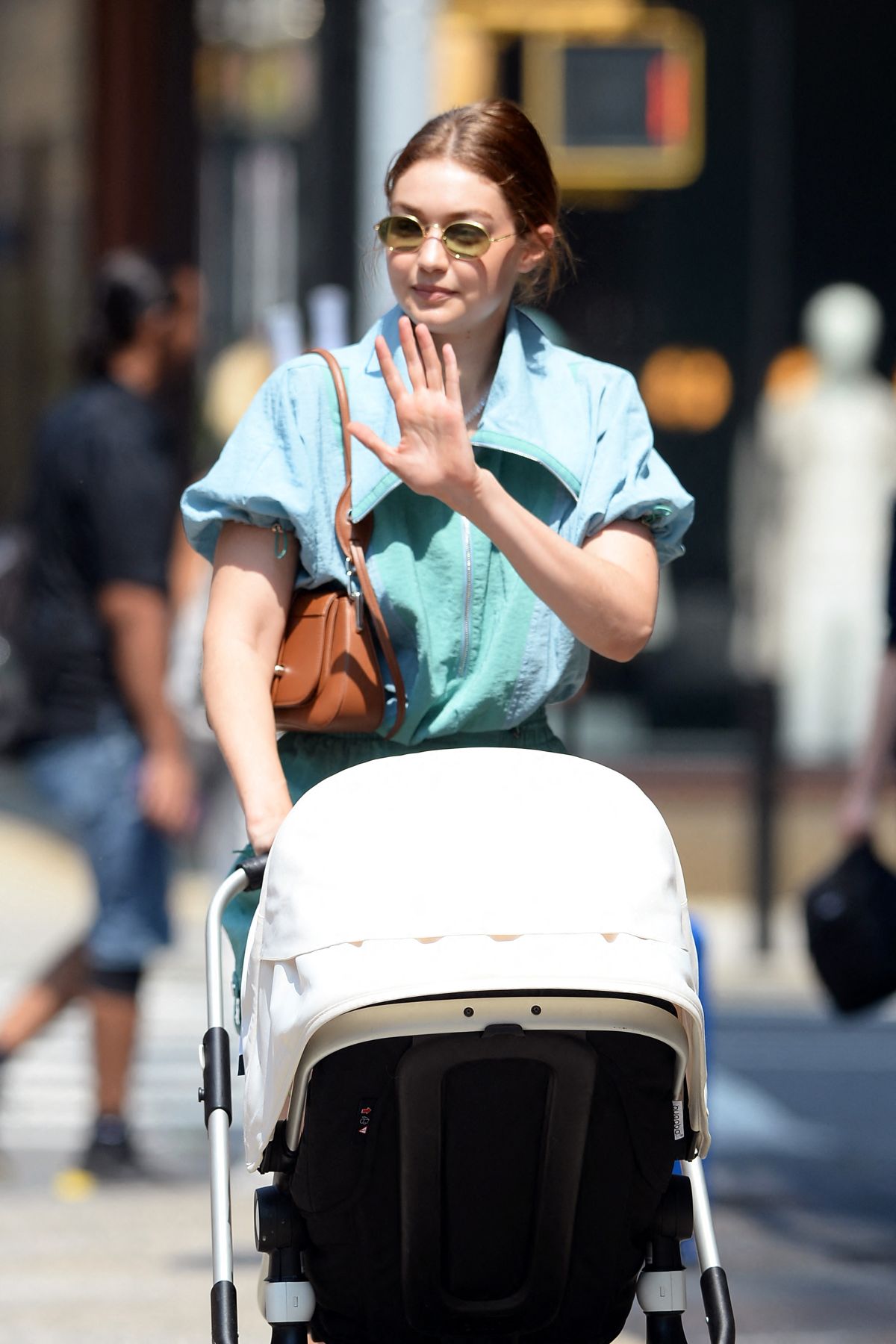 GIGI HADID Out with Her Daughter Khai in New York 07/16/2021 – HawtCelebs
