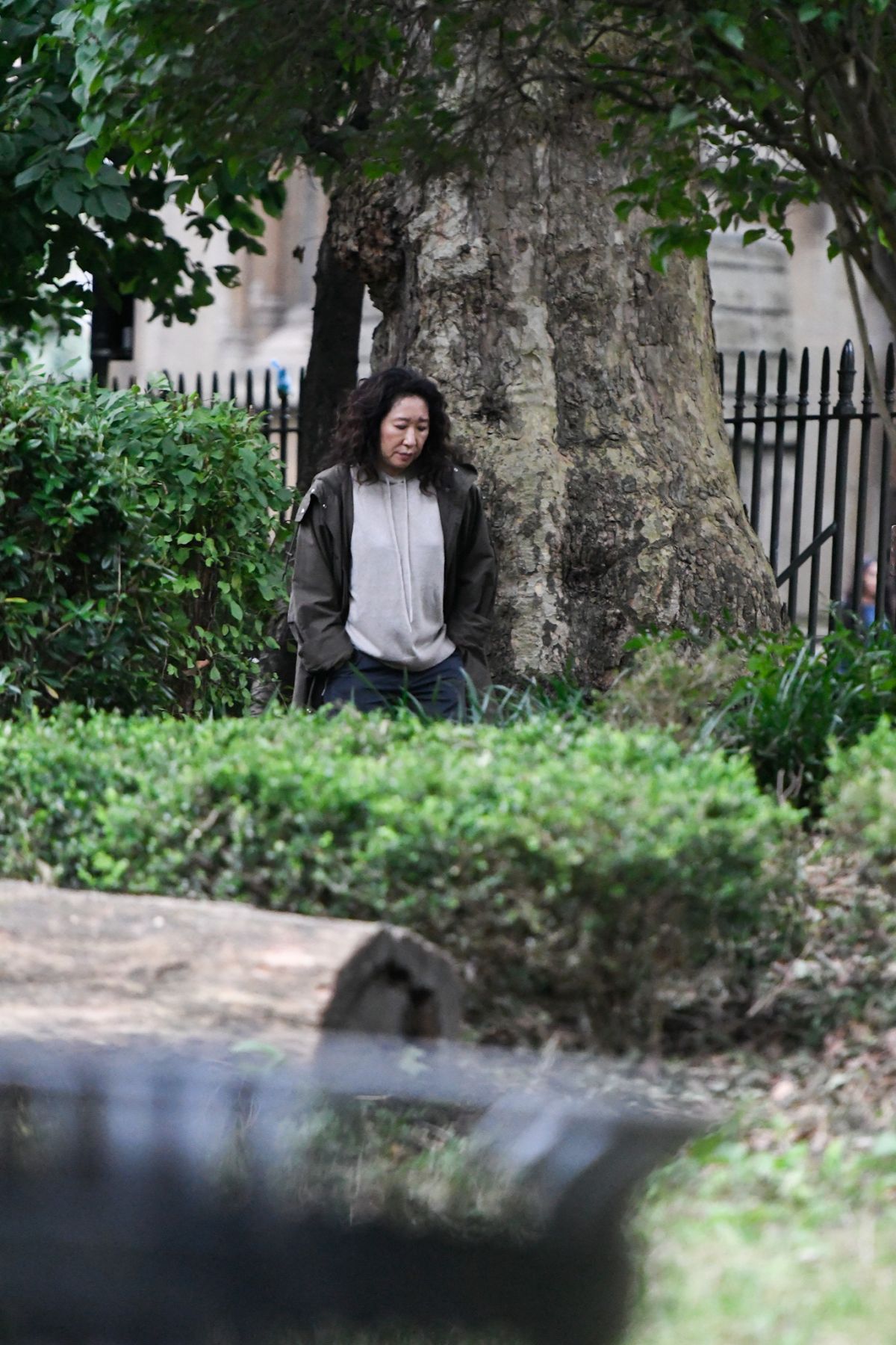 SANDRA OH on the Set of Killing Eve in London 08/17/2021 – HawtCelebs