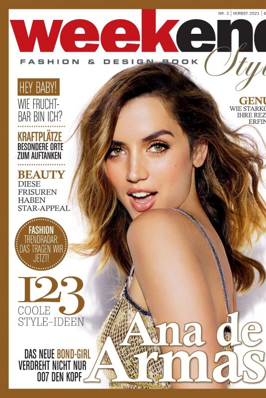 ANA DE ARMAS in Weekend Style Magazine, Autumn 2021 – HawtCelebs