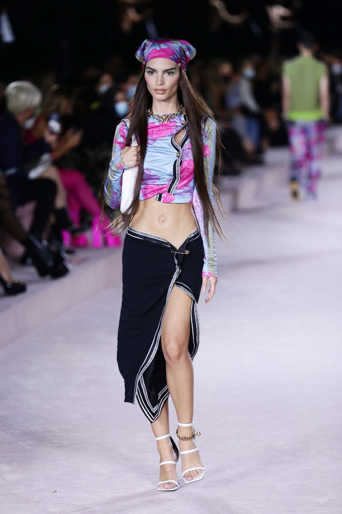 EMILY RATAJKOWSKI at Versace Runway Show at Milan Fashion Week 09/24 ...
