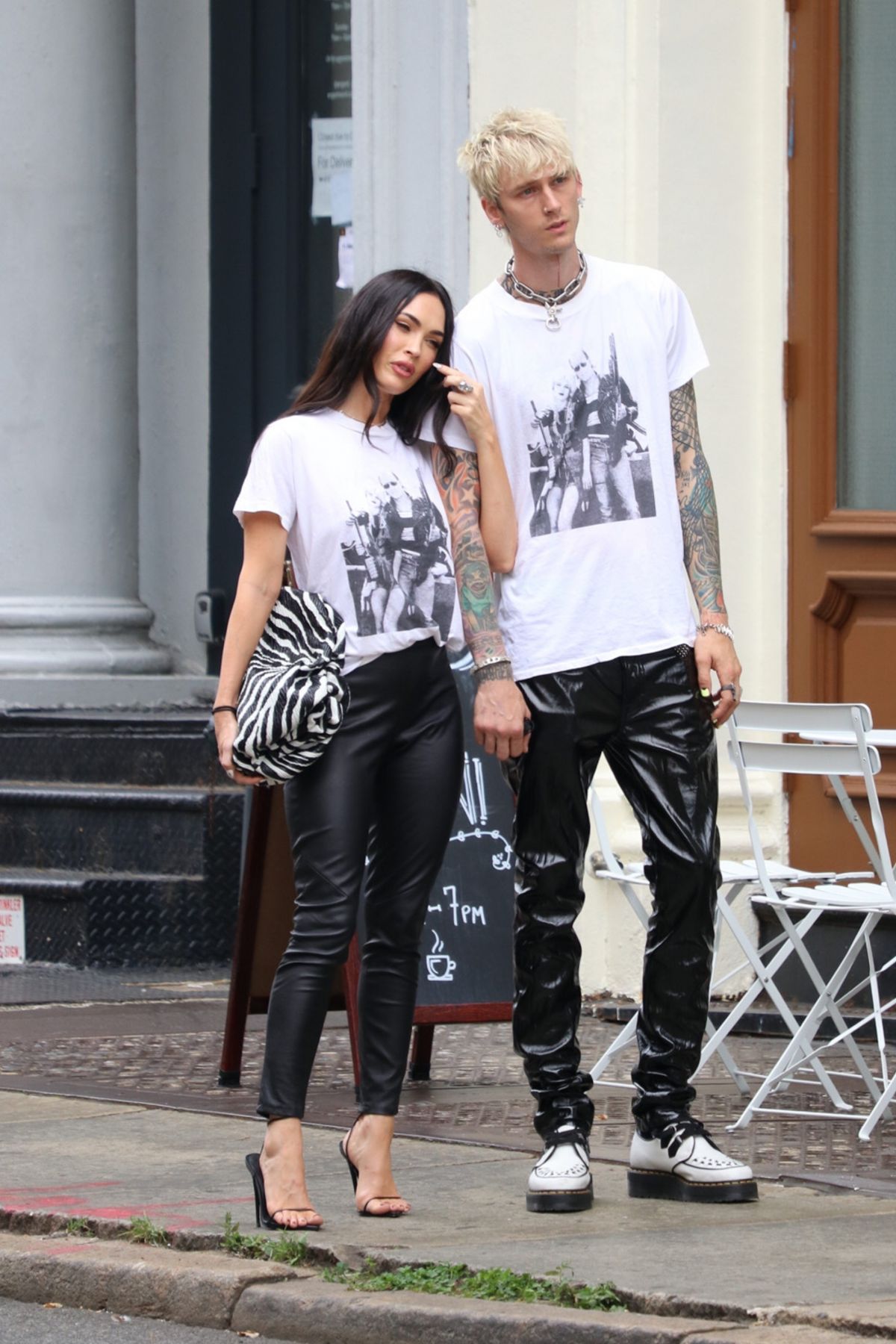 MEGAN FOX and Machine Gun Kelly Out in New York 09/08/2021 – HawtCelebs