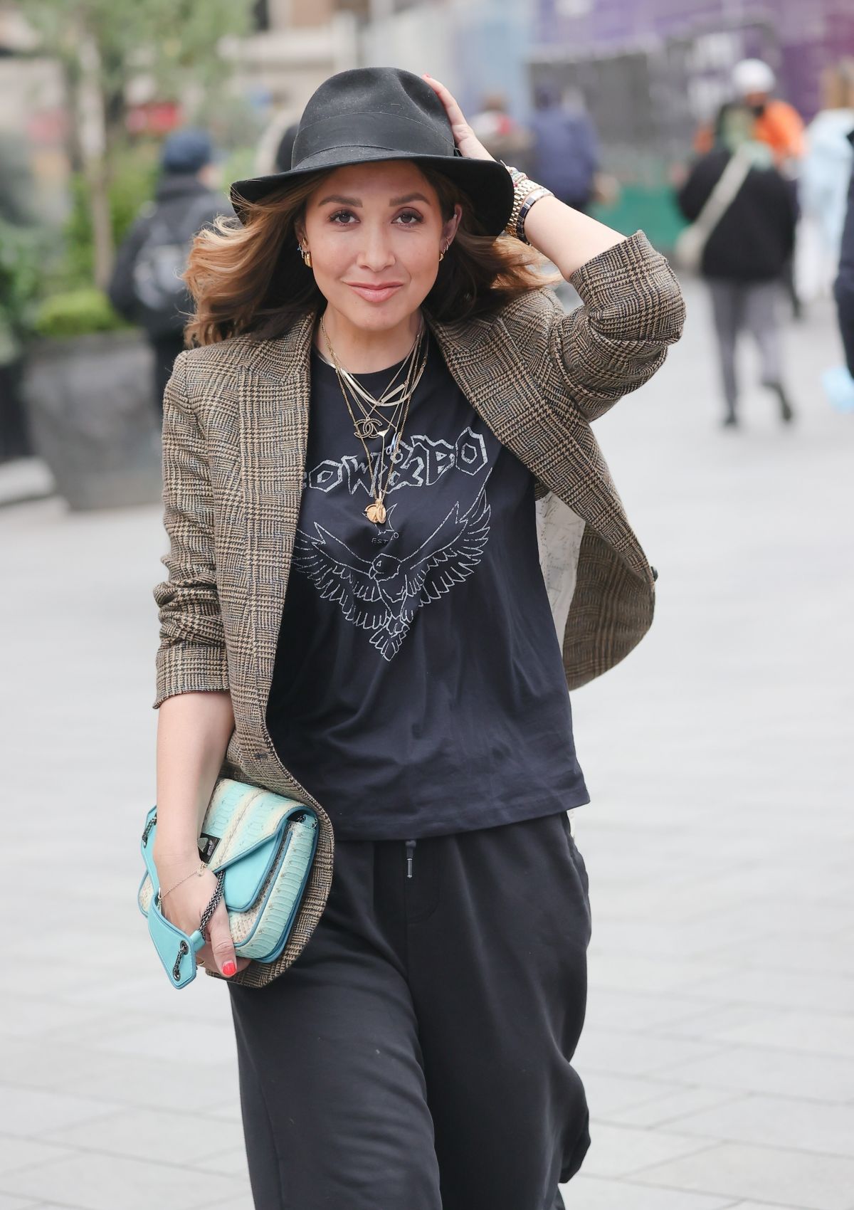 MYLEENA KLASS Arrives at Global Studios in London 10/23/2021 – HawtCelebs