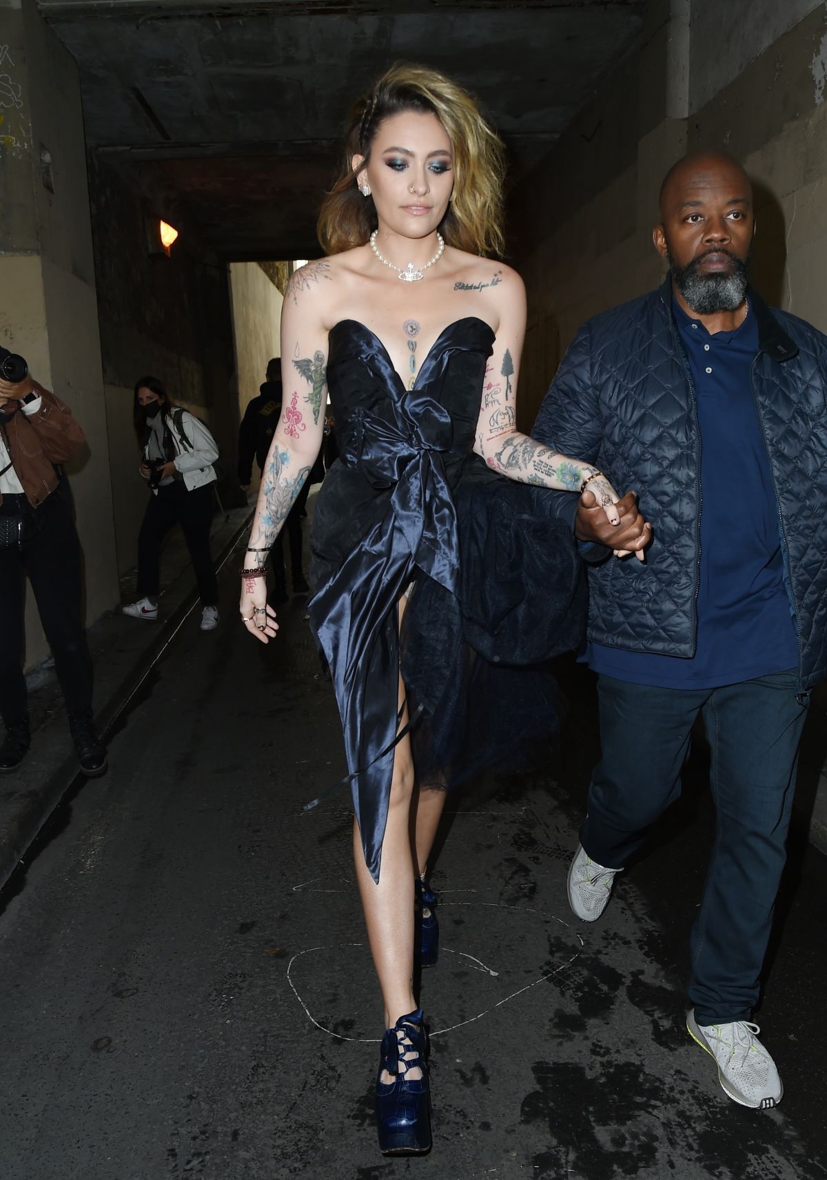 PARIS JACKSON Arrives at Vivienne Westwood Show at Paris Fashion Week ...