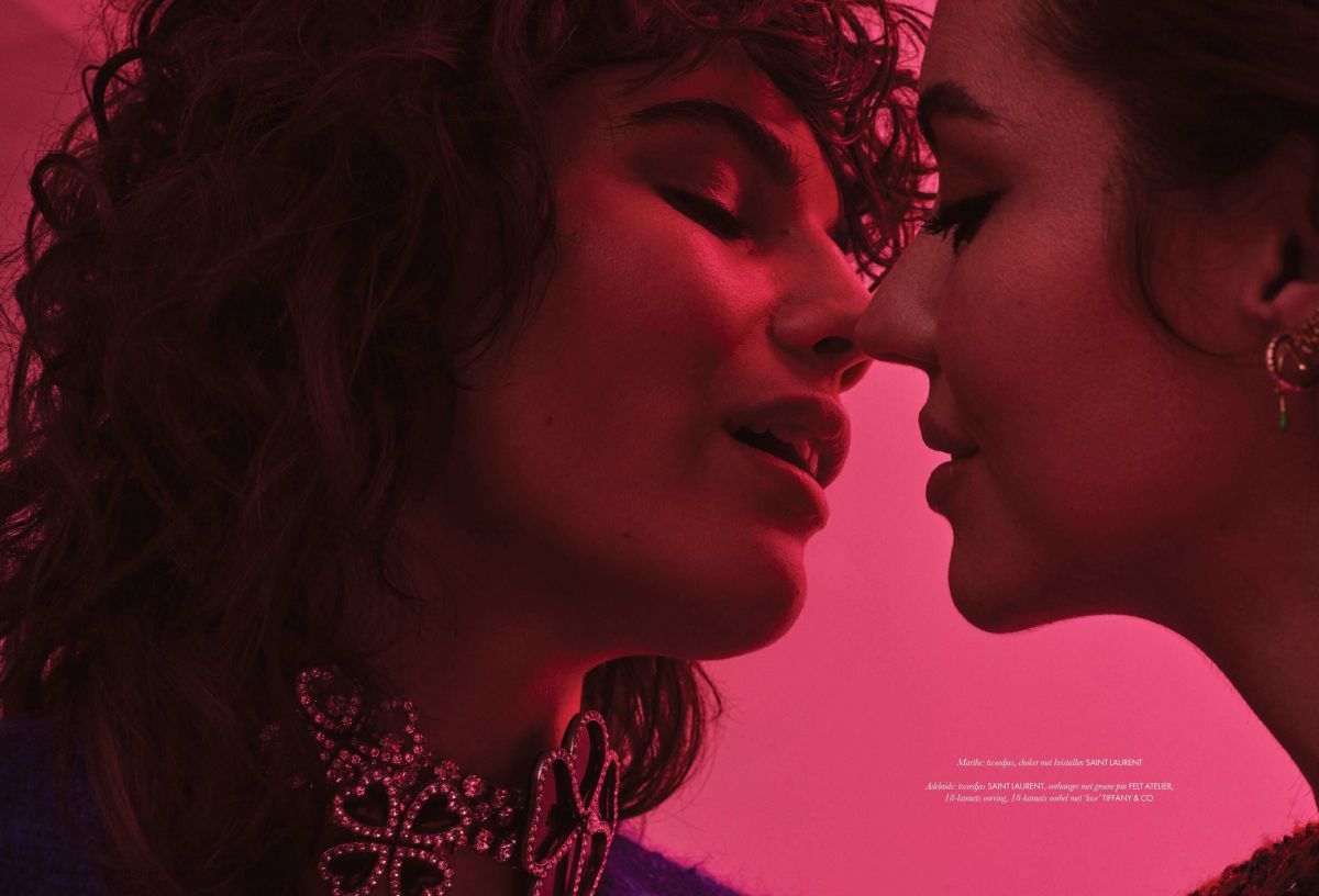 ADELAIDE KANE and MARTHE WOERTMAN in Elle Magazine, Netherlands ...