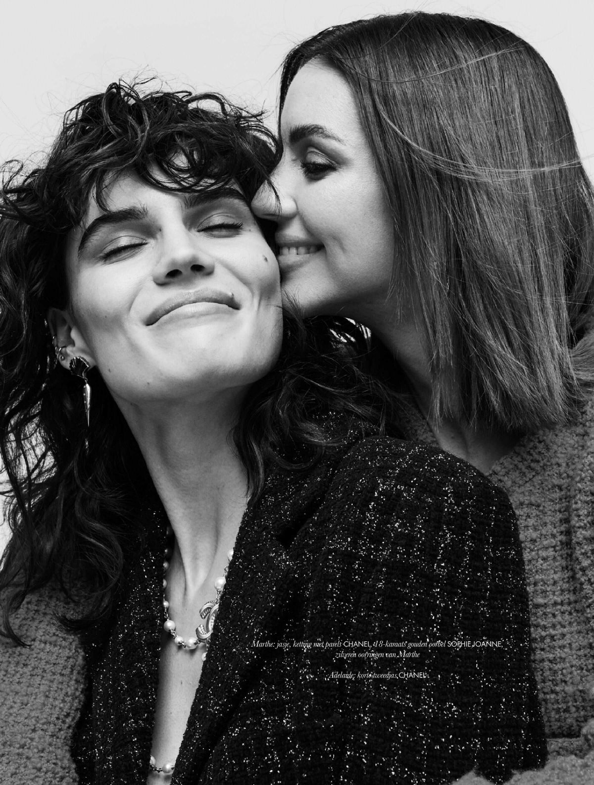 ADELAIDE KANE and MARTHE WOERTMAN in Elle Magazine, Netherlands ...