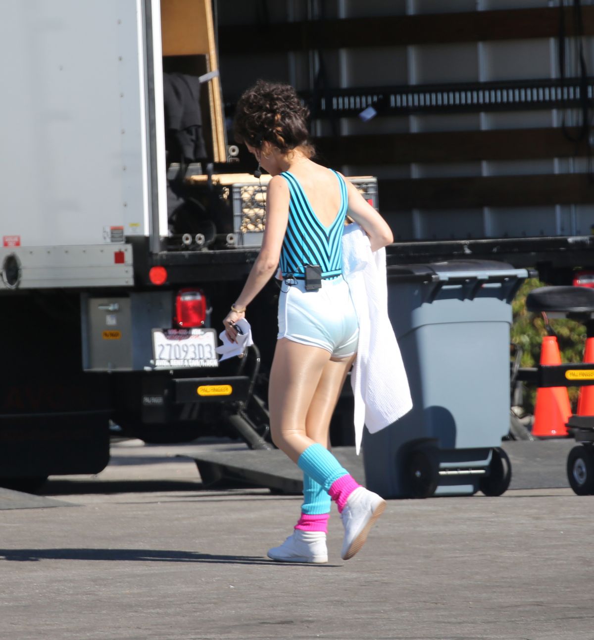 ROSE BYRNE as 80s Aerobic Instructor Character on the Set of Physical ...