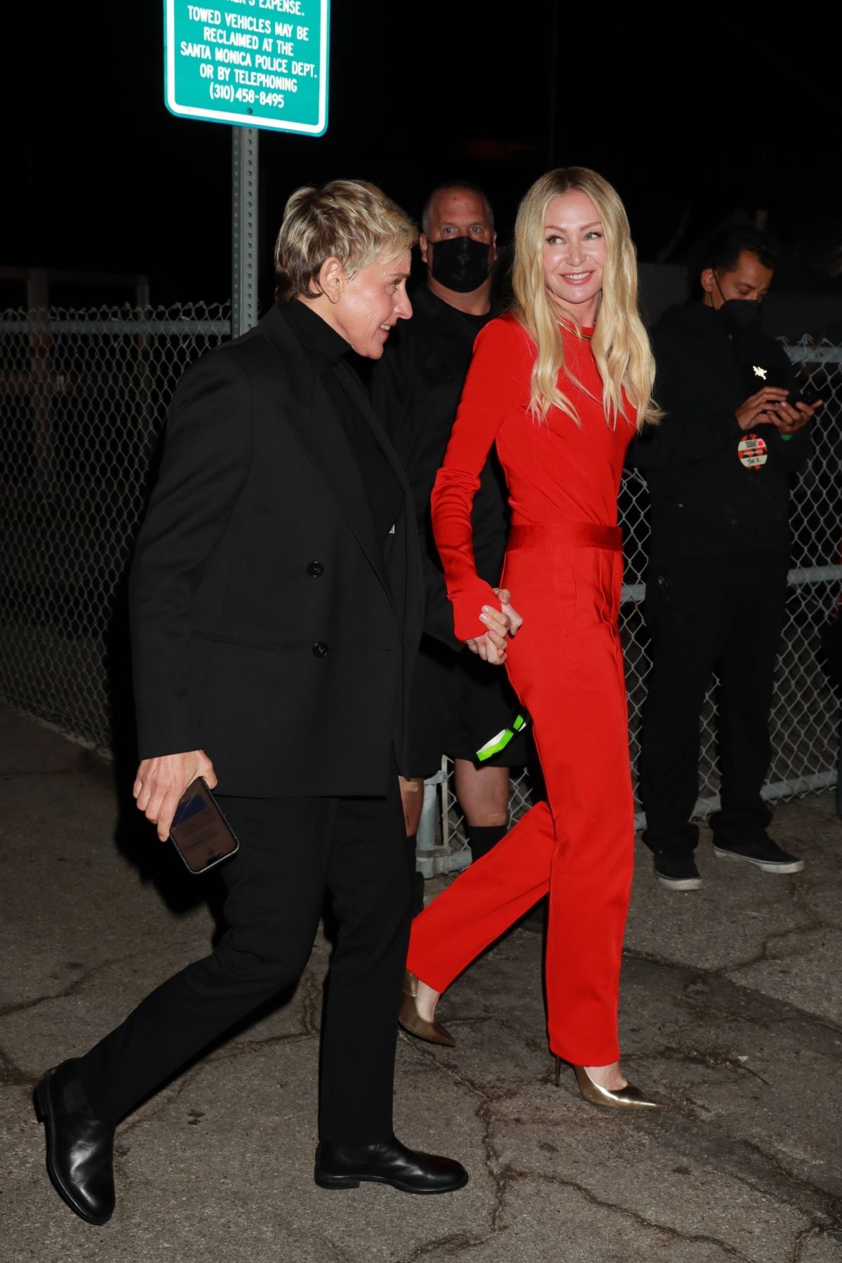 ELLE DEGENERES and PORTIA ROSSI Arrives at 2021 People’s Choice Awards ...