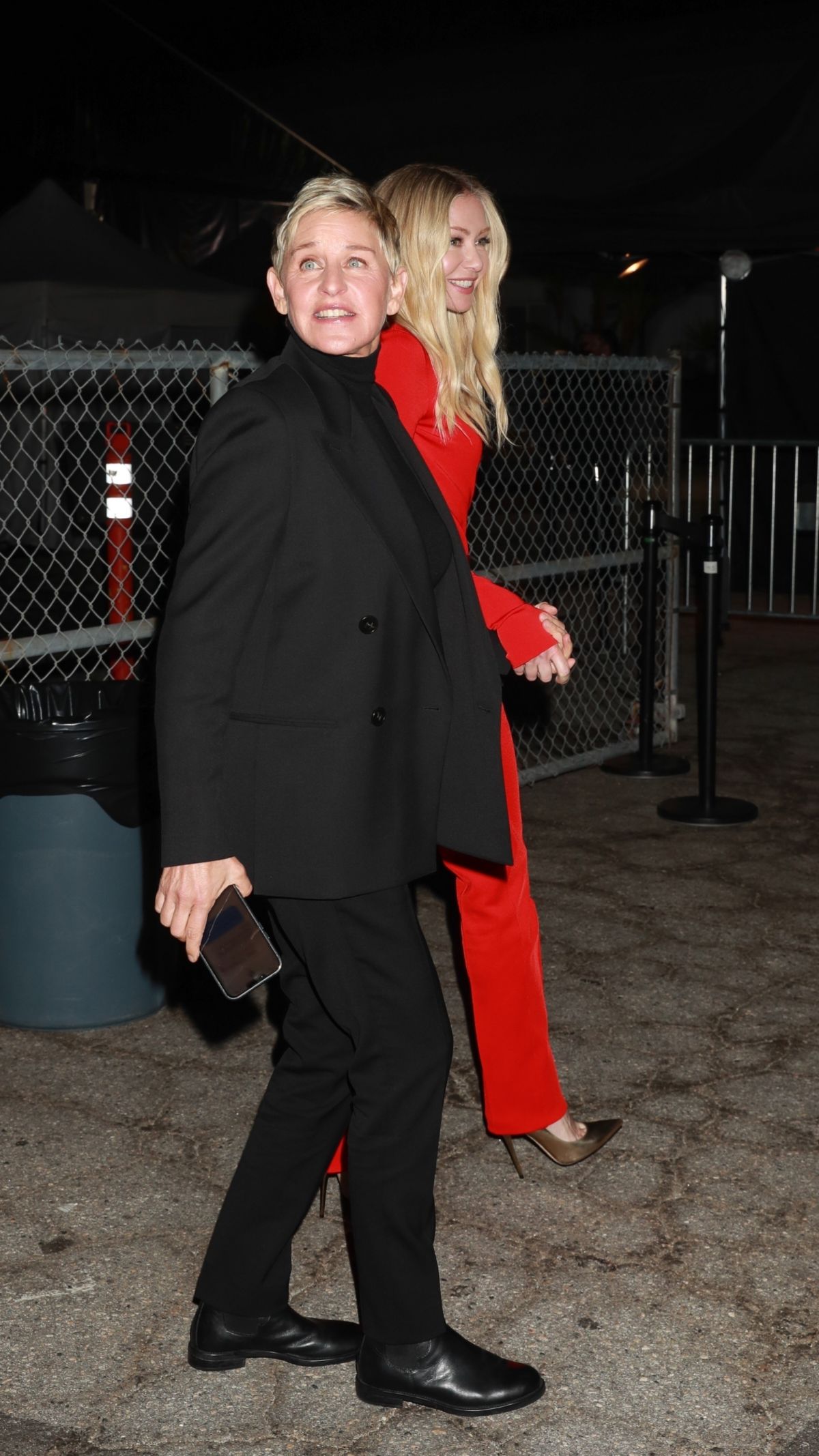 ELLE DEGENERES and PORTIA ROSSI Arrives at 2021 People’s Choice Awards ...