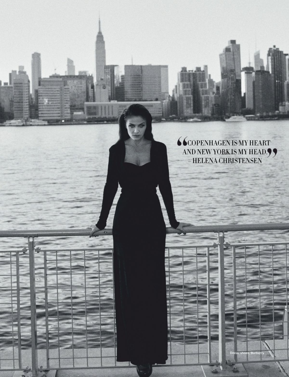 HELENA CHRISTENSEN in Harper’s Bazaar Magazine, Singapore December 2021 ...