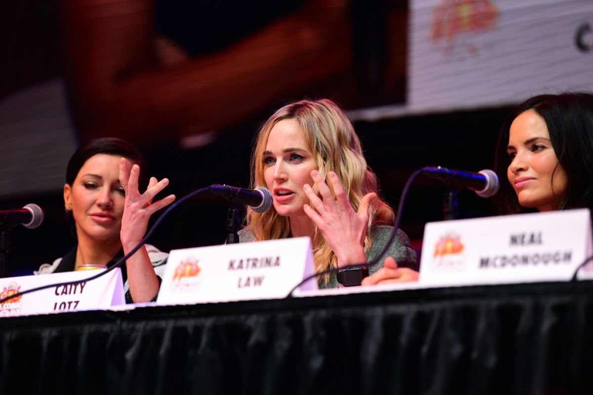 KATIE CASSIDY, CAITY LOTZ, KATRINA LAW and CANDICE PATTON at The Arrow ...