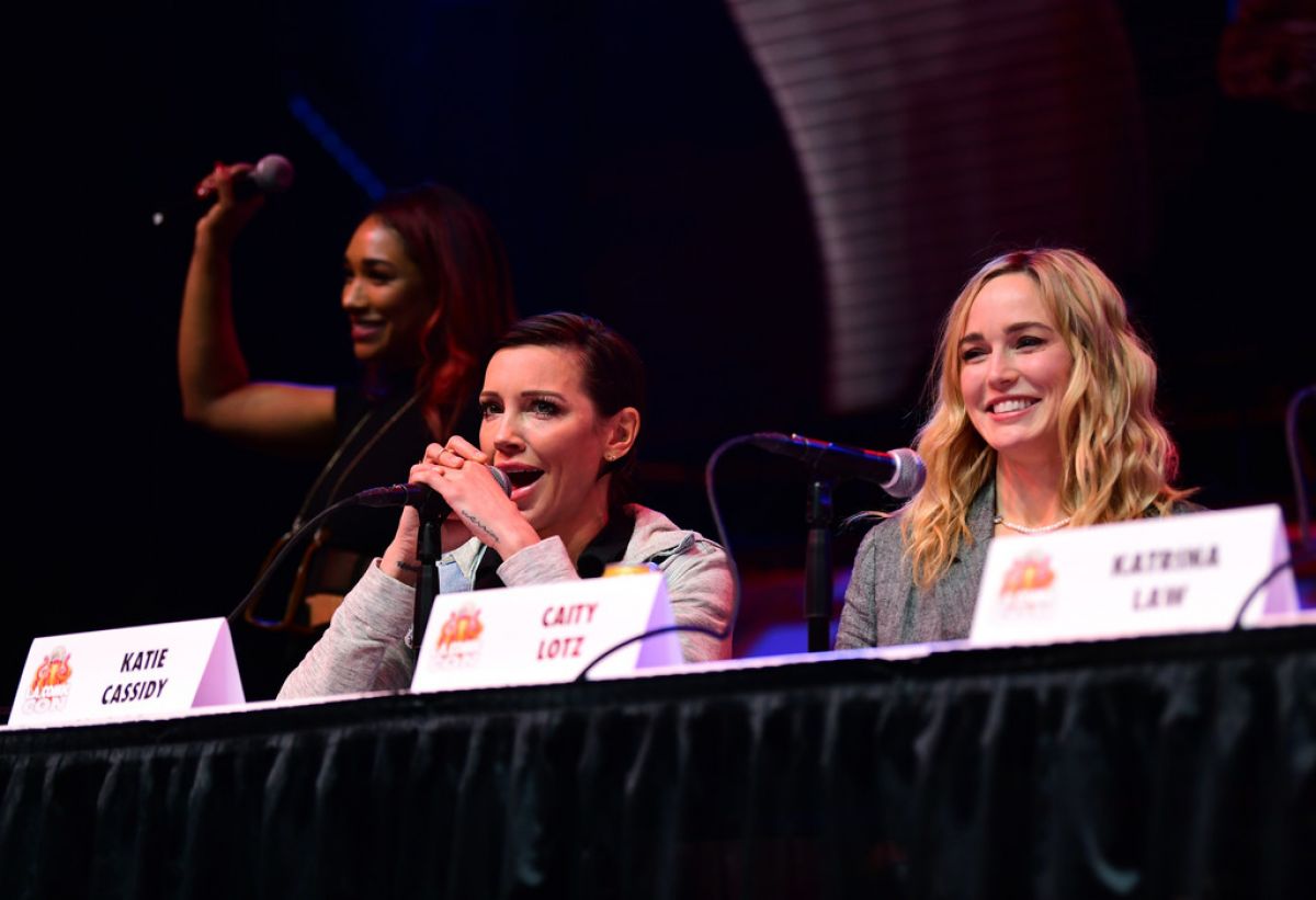 KATIE CASSIDY, CAITY LOTZ, KATRINA LAW and CANDICE PATTON at The Arrow ...